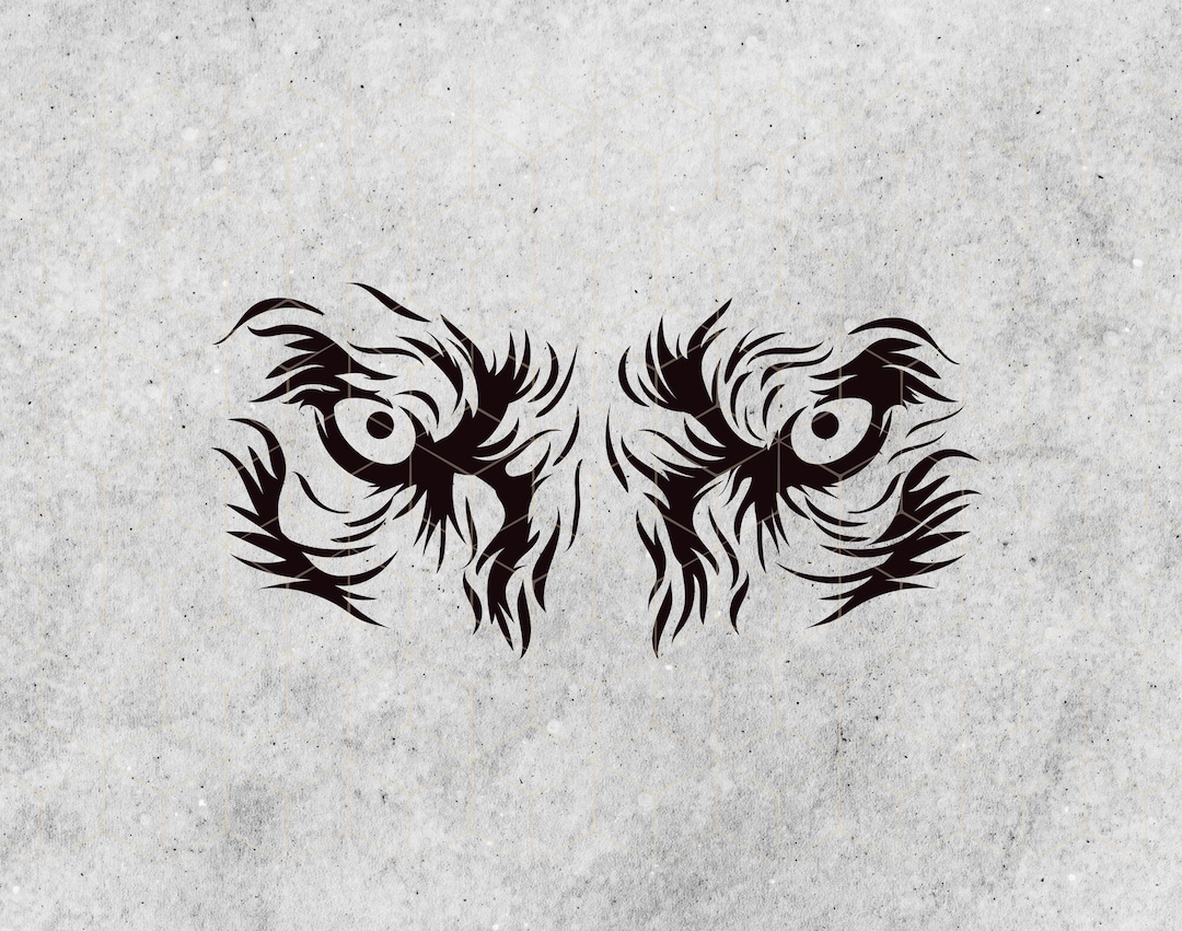 Wolf Eyes Svg,png,jpg,pdf Vector Cutting File for Cricut and Silhouette ...