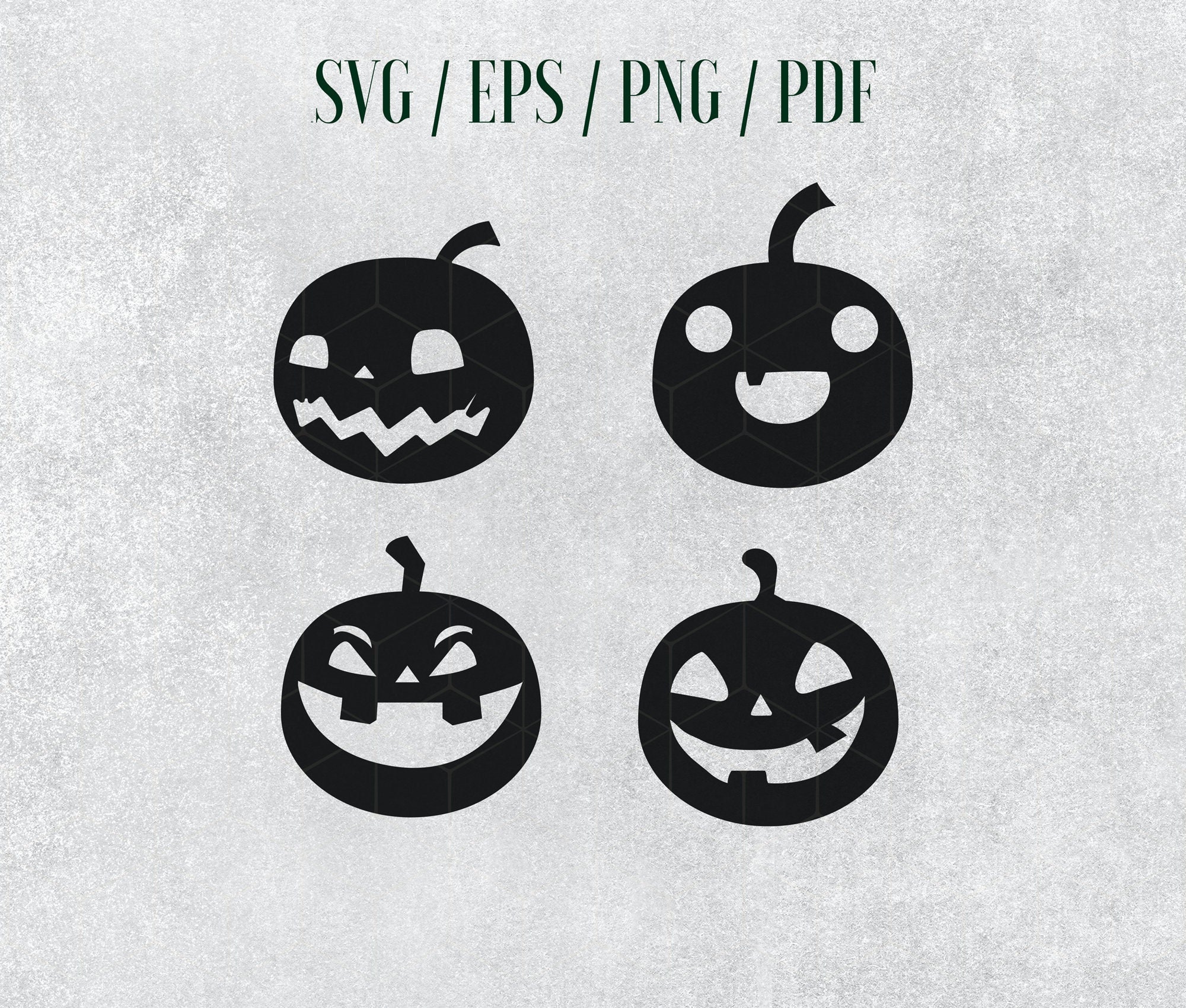 Halloween Pumpkin SVG Files for Cricutspooky Pumpkin Svg - Etsy