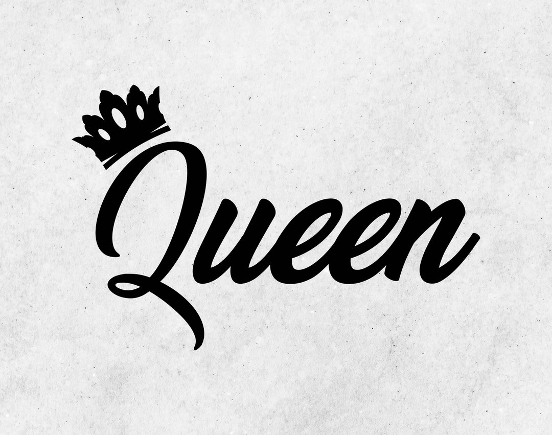 Queen SVG File,crown Svg, Queen With Crown Svg for Cricut and ...