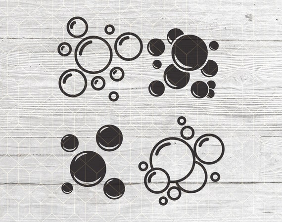 Bubbles SVG Bundle Bubble Vector Images bathroom Decor - Etsy