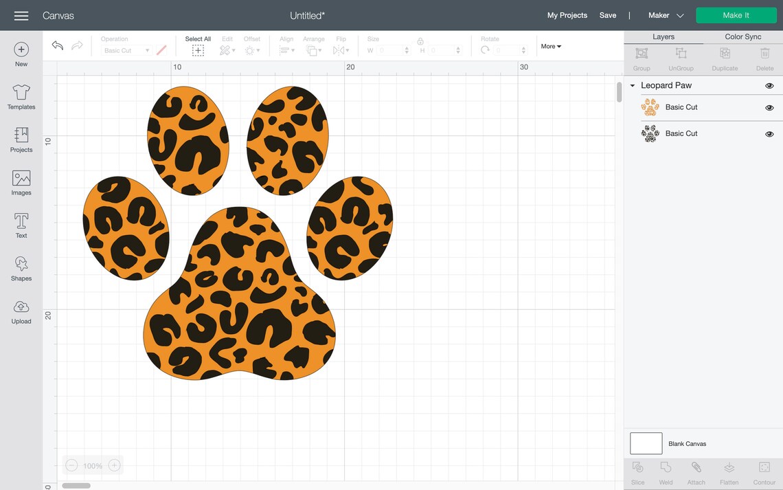 Leopard Paw Cheetah Paw print Pet Clipart SVG File Download | Etsy