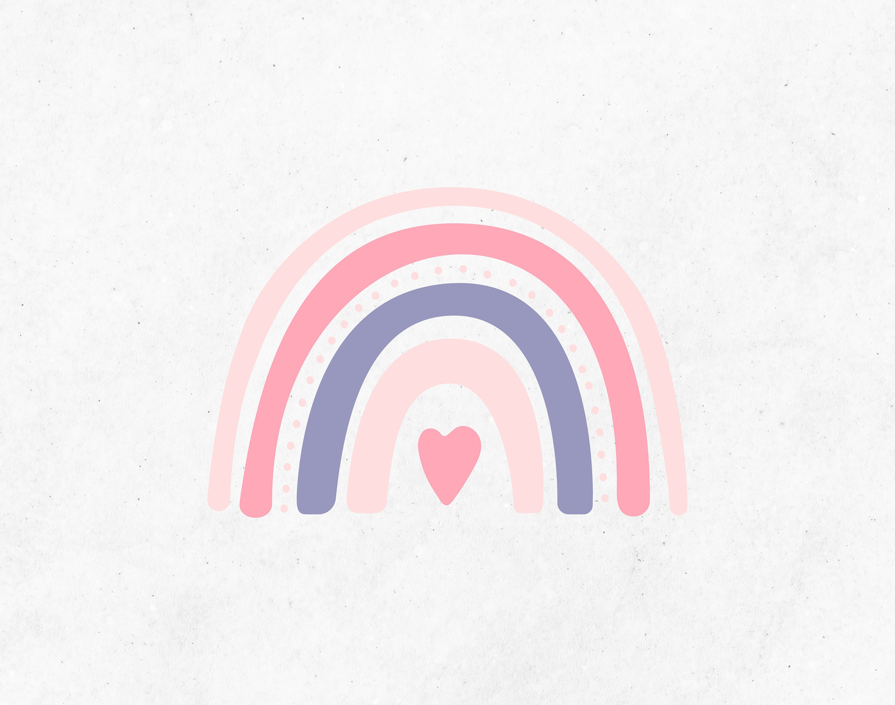 Pastel Rainbow Svg Cut File Boho Rainbow Sticker Svg File Etsy España
