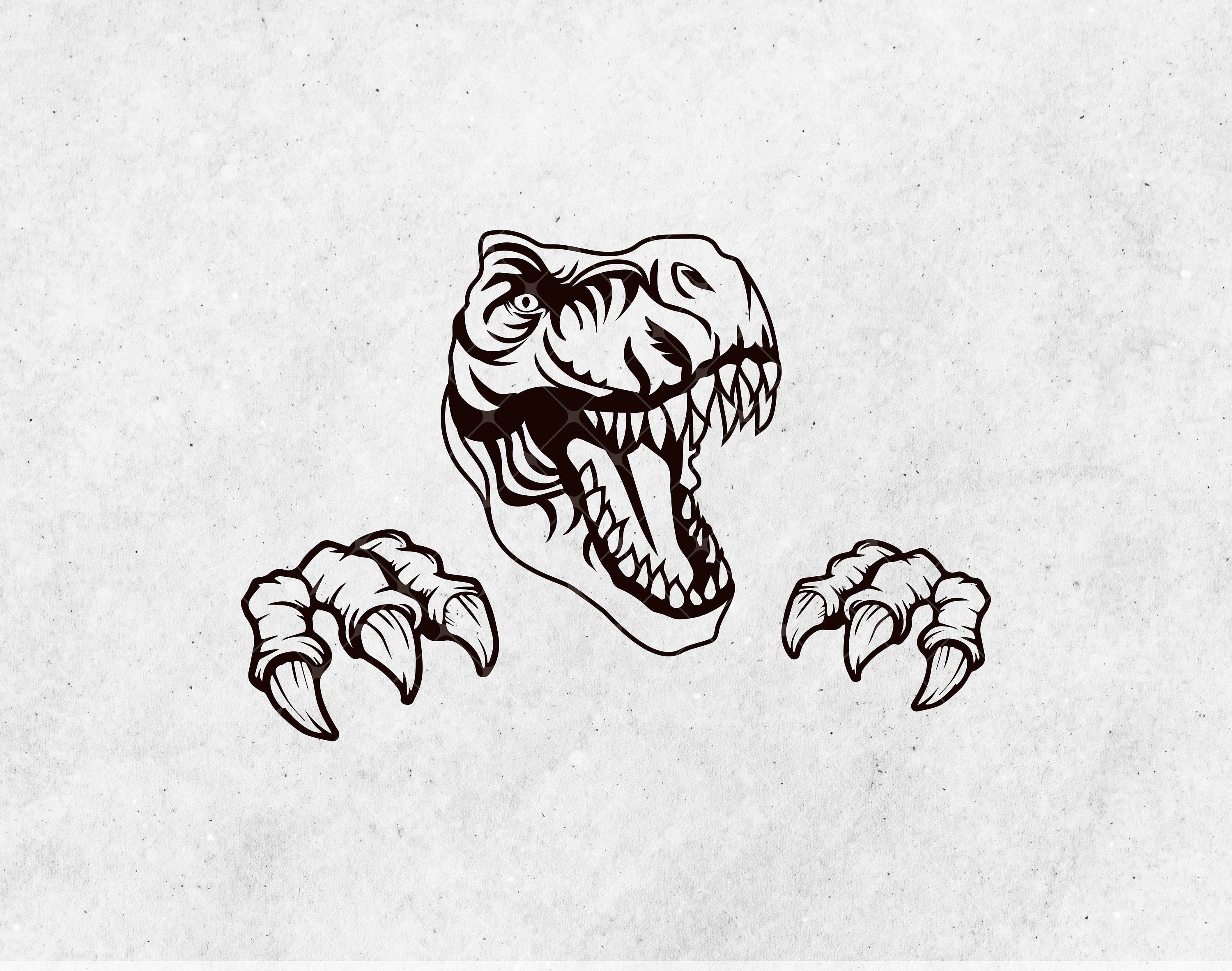 T-rex SVG Files for Cricut Tyrannosaurus Rex PNG Trex - Etsy Canada