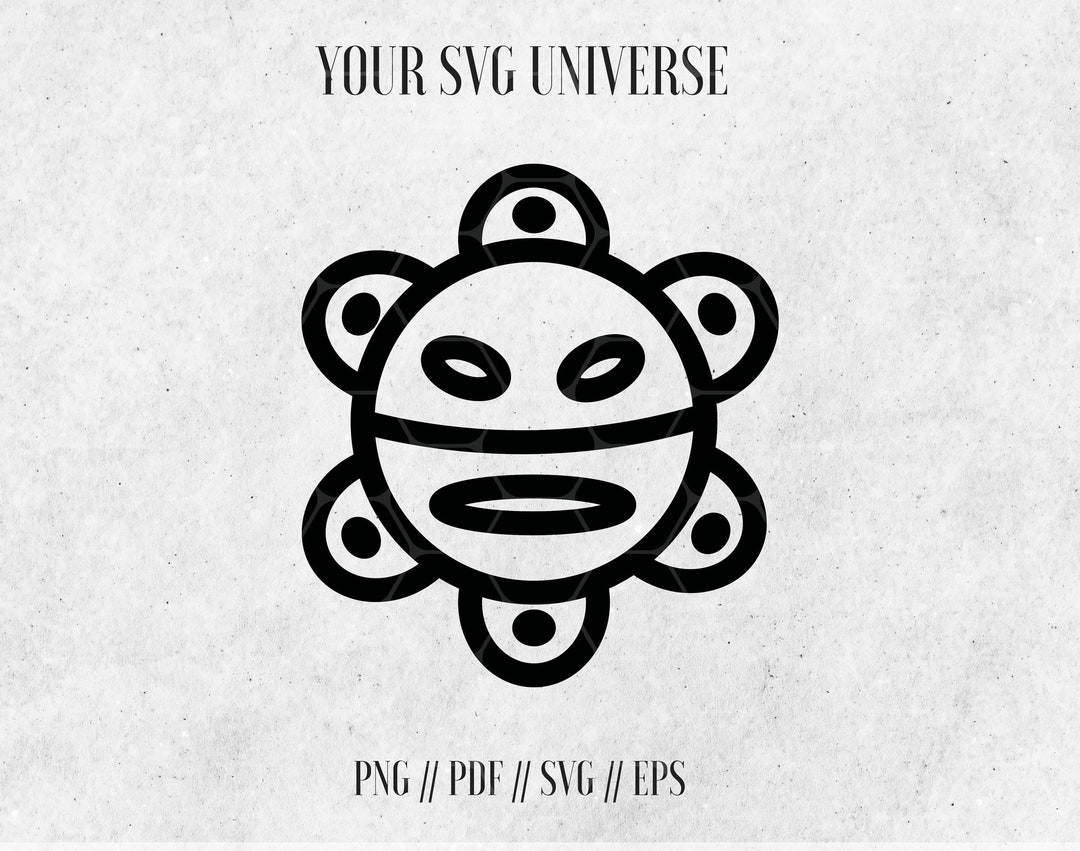 Puerto Rico Taino Sun Silhouette SVG, Vector, Clip Art, Png, Jpg, Pdf ...