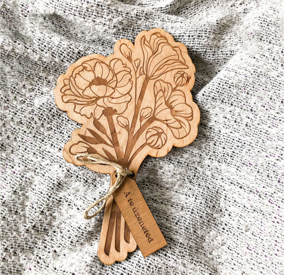 Custom Laser Cut Flower Bouquet, Laser Cut Flowers, Svg Files, Instant ...