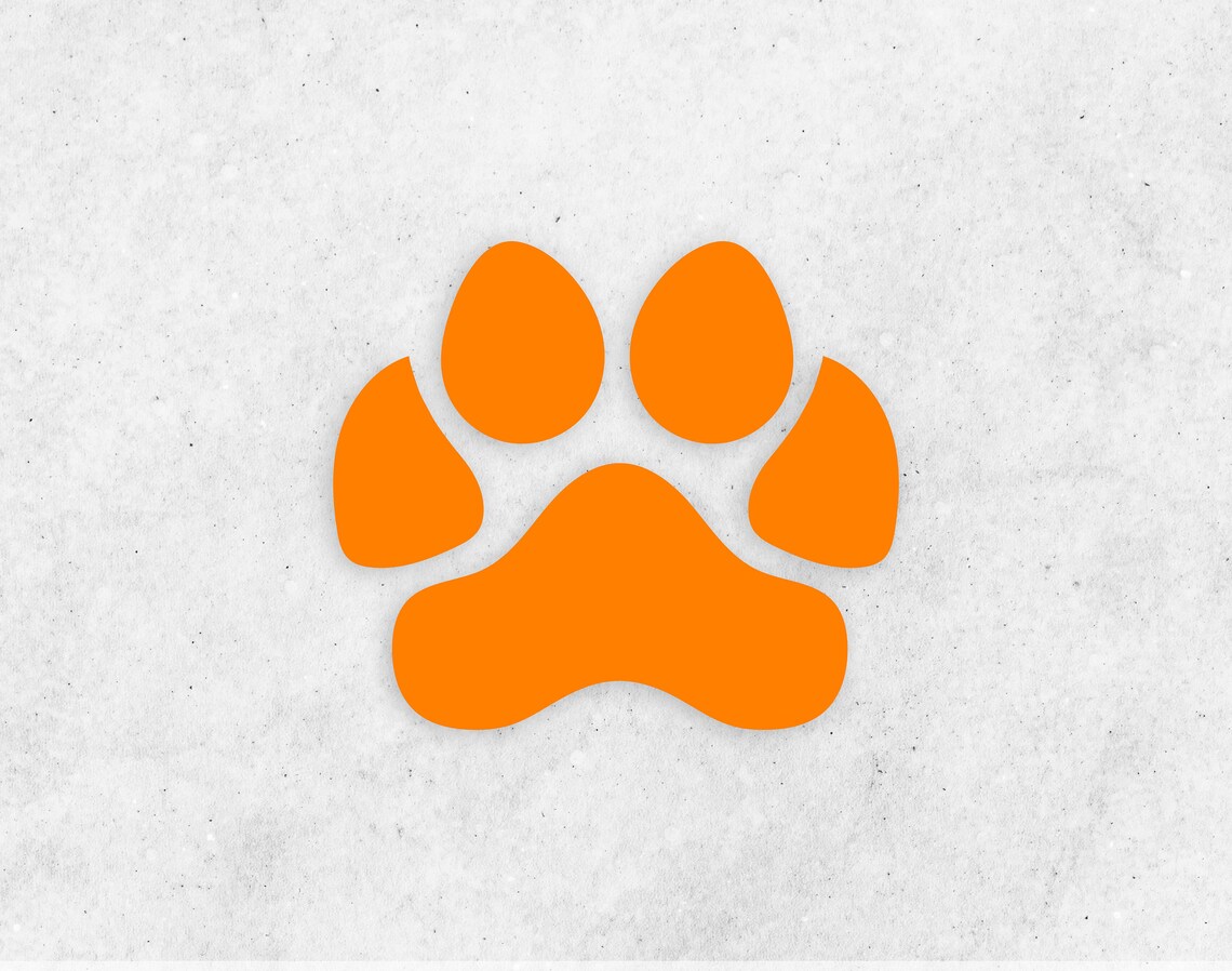 Tiger Paw Print Svg Instant Digital Download Png Eps Pdf - Etsy