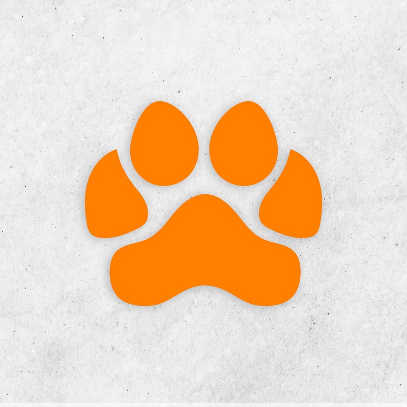 Clemson Paw Svg - Etsy