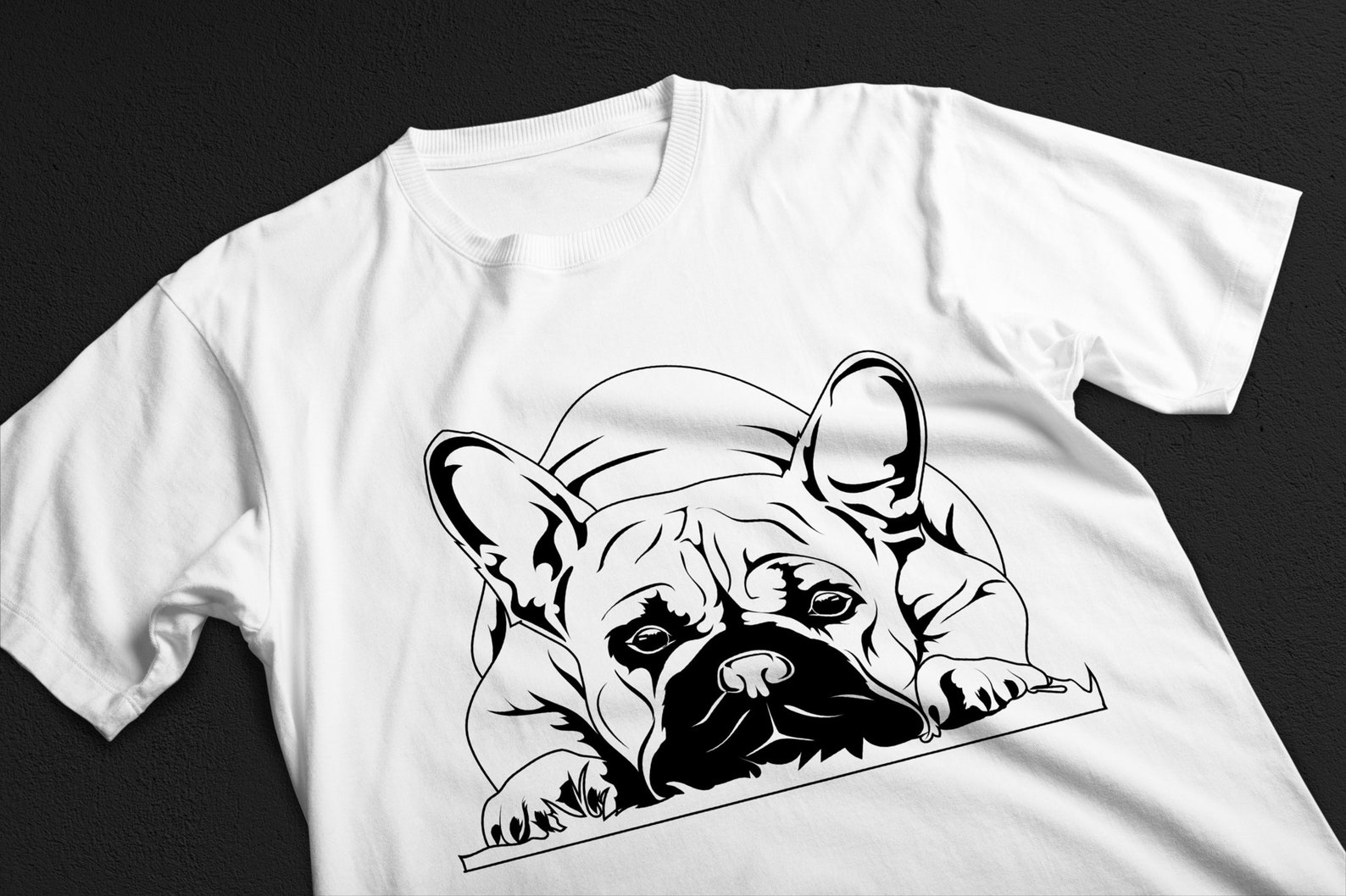 Frenchie Svg Print or Cut Filesfrench Bulldog Svg Files for | Etsy