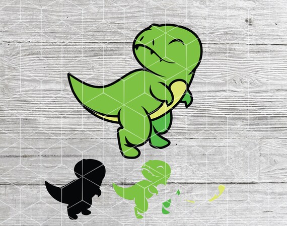 Layered Tyrannosaurus Rex Svg Cute T-rex Svg Files for | Etsy