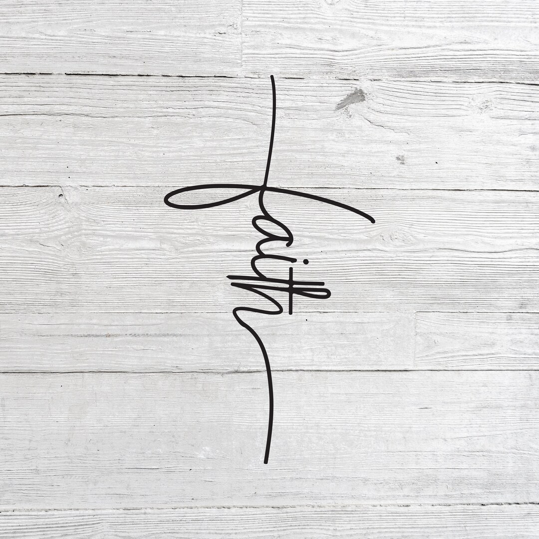 Faith SVG, Cross SVG, Faith Cross SVG, Svg, Svg File for Cricut ...