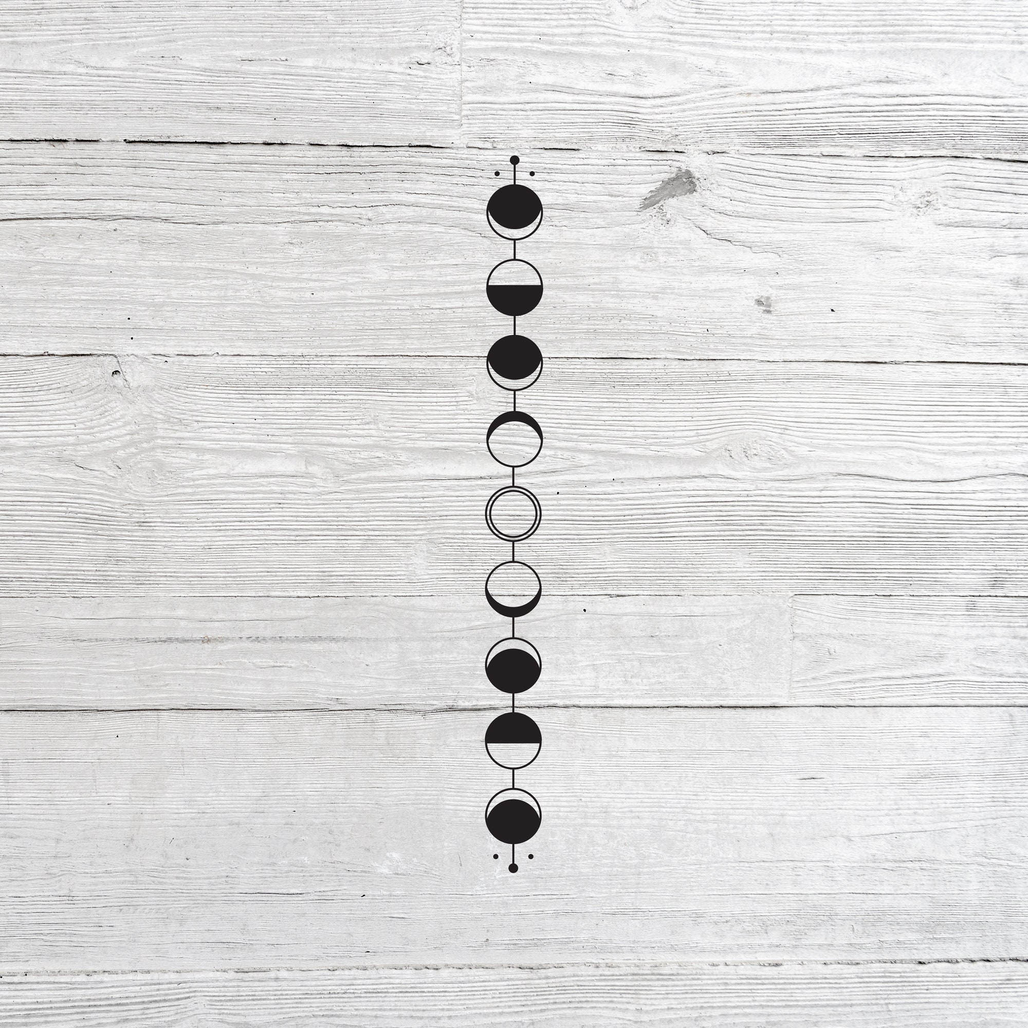 Moon Phase SVG //moon Phases// Moon // Digital File // Diy // | Etsy