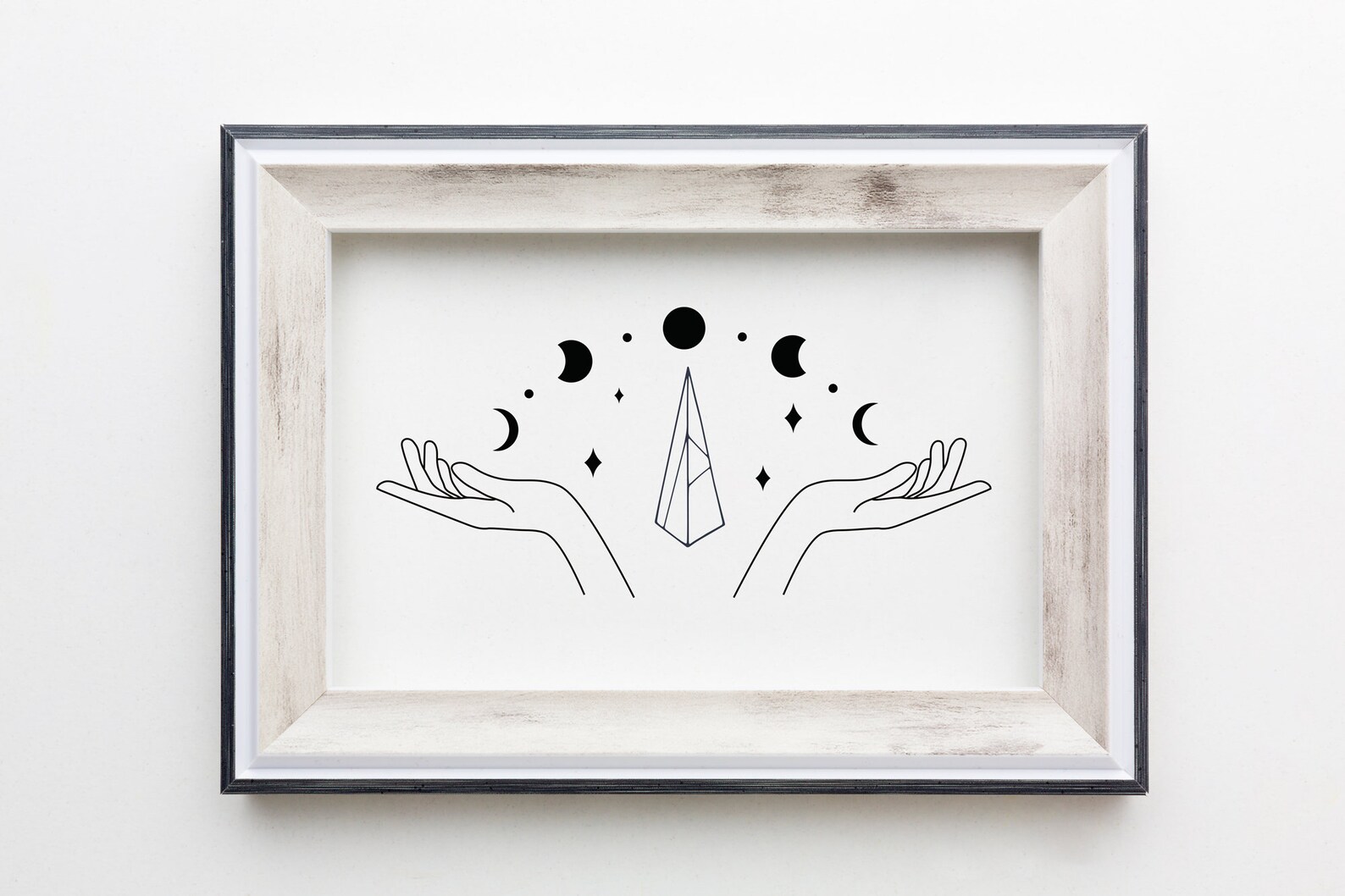Witchy Moon Phases SVG Files, Celestial Svg, Moon Svg, Wicca Svg ...