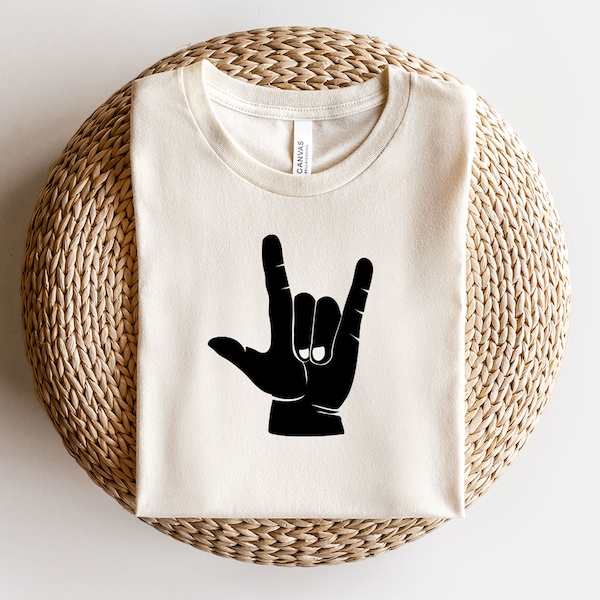 Hand Sign I Love You - Etsy