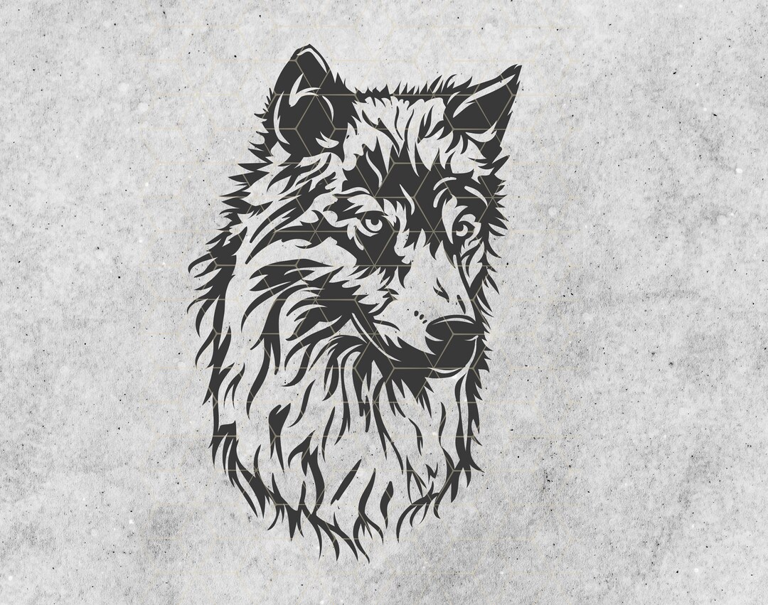 Wolf Face SVG Cut Files Files, Cricut Cut Files , PNG PDF Eps, Wild ...