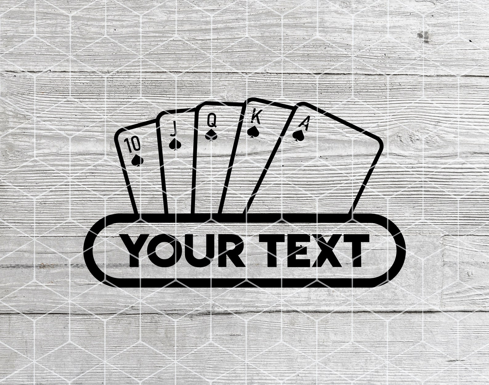 Poker Cards Frame SVG Poker PNG Poker Game Vector Poker | Etsy