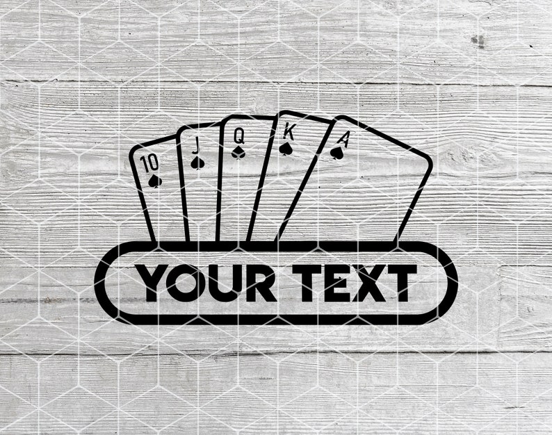 Poker Cards Frame SVG Poker PNG Poker Game Vector Poker - Etsy
