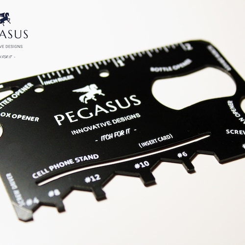 Personalised Engraved Stainless Wallet Card Multi Tool | Etsy