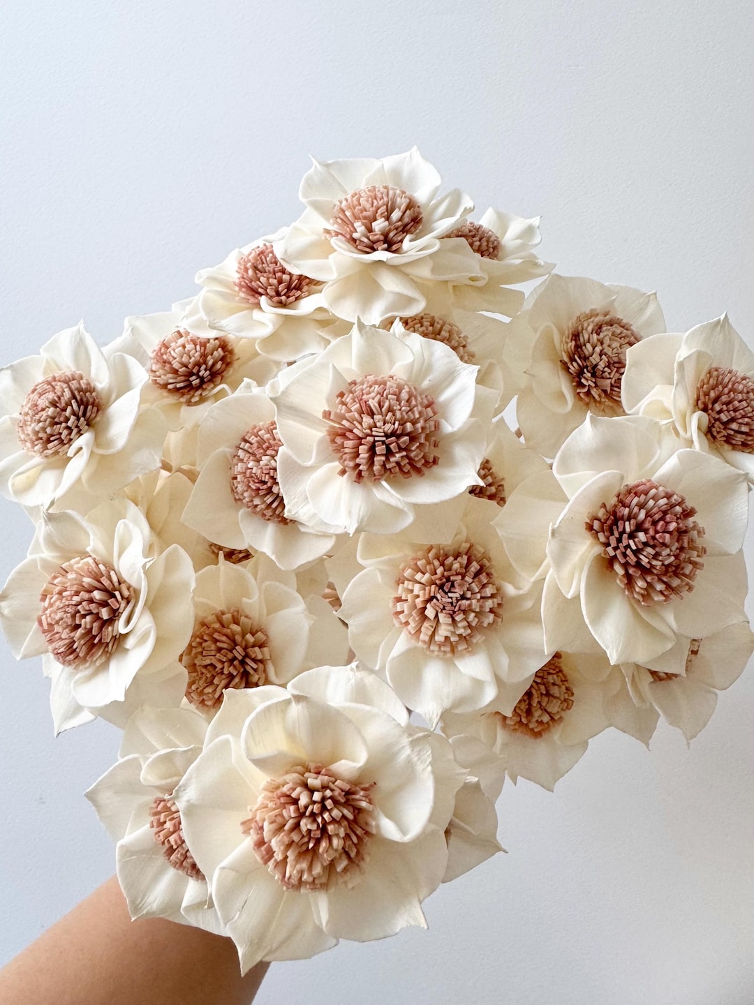 High Quality - HANDMADE SOLA Wood - 3-in-1 Petunia Pink Nectar Flower ...