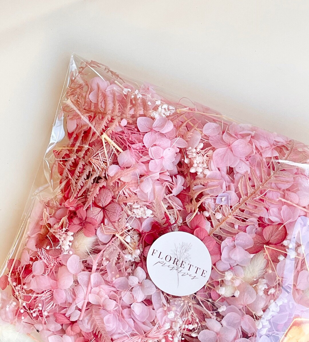 BAG of PINK Berry Fields Confetti Dried Preserved Flowers Floral | DIY ...