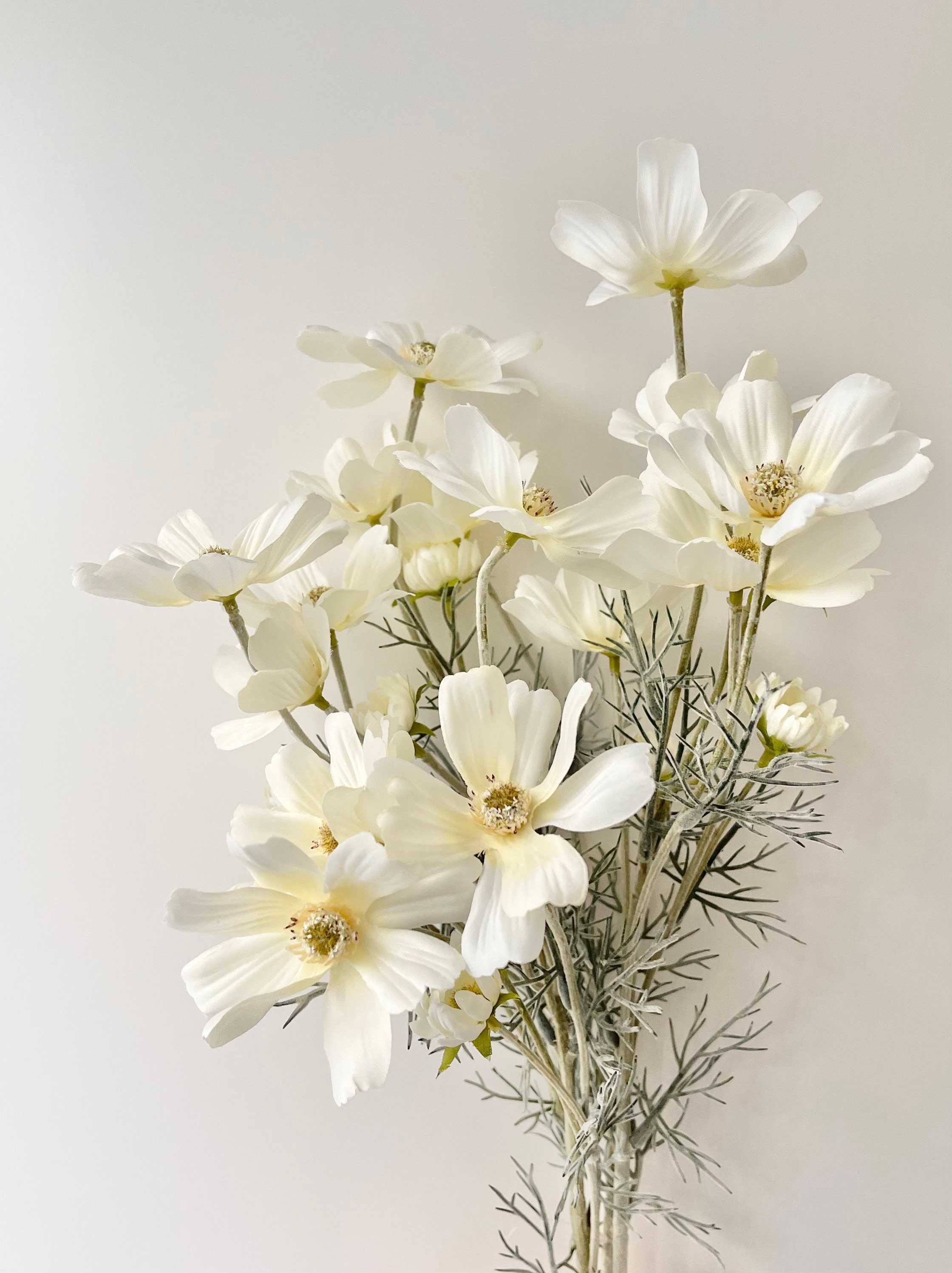 Silk Faux Cosmo Wild Daisies Flowers | Dried Artificial Flower Floral ...