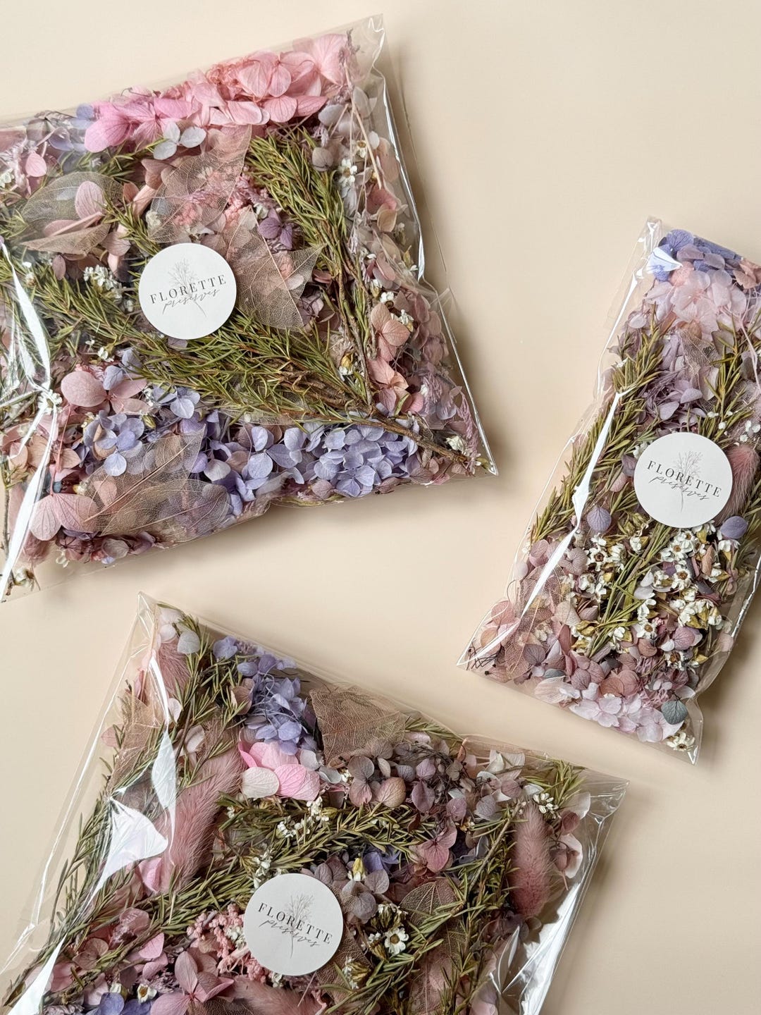 BAG of FAIRY Floral Land Confetti Dried Preserved Flowers Floral | DIY ...