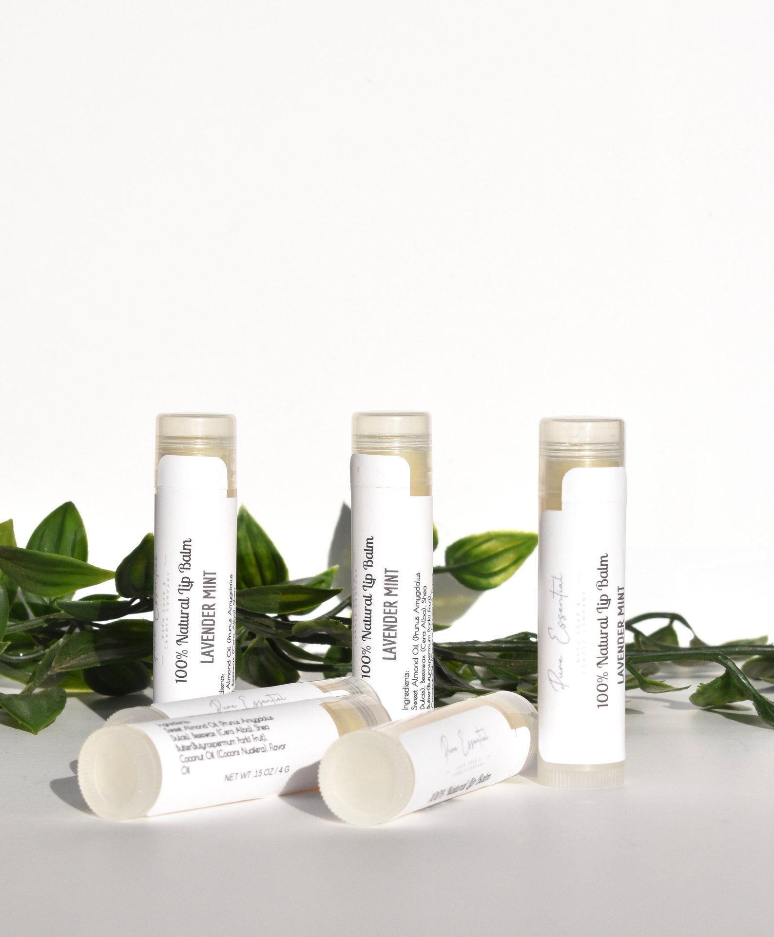 Lip Balm, 100% Natural Ingredients, Natural Lip Balm, Shea Butter Lip ...