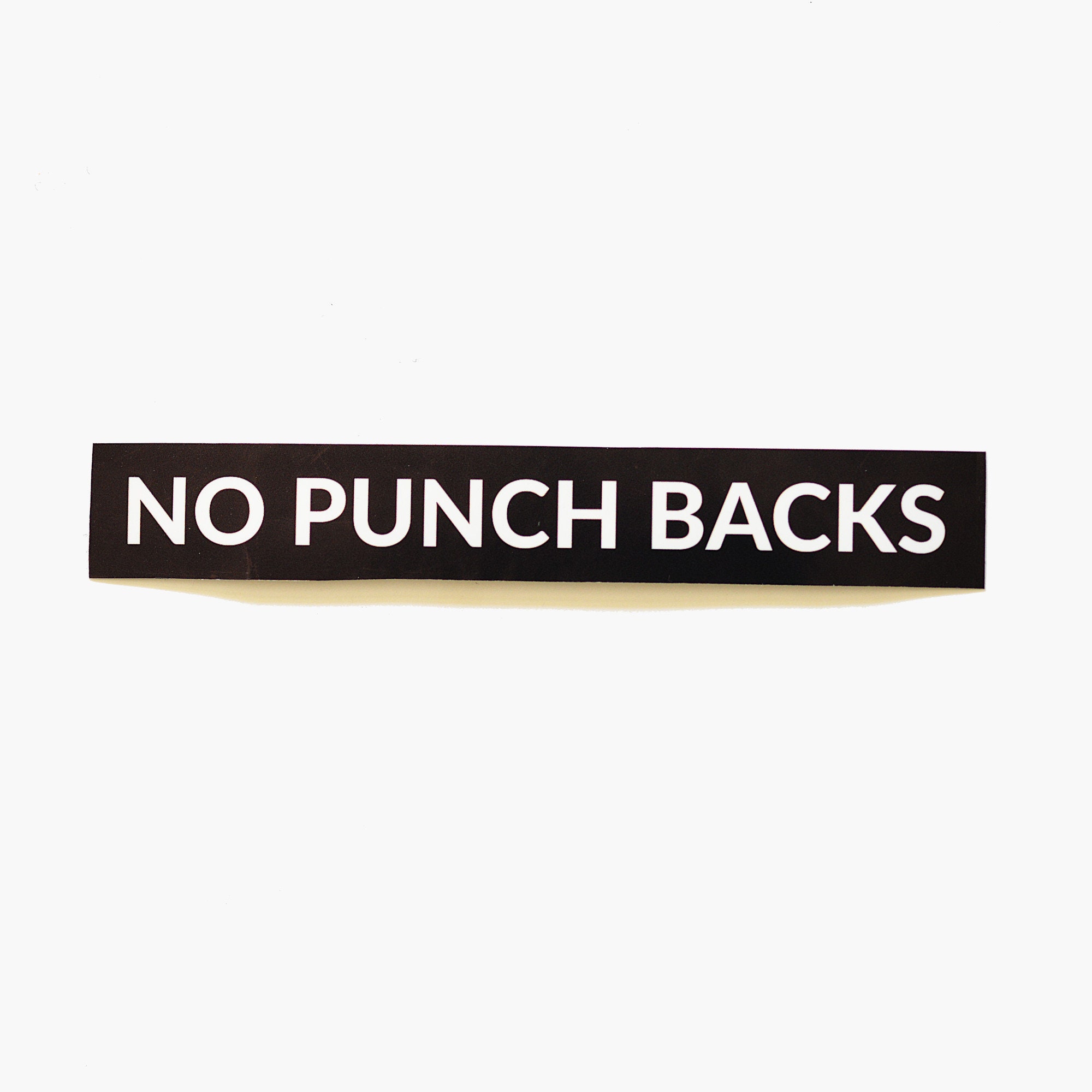 No Punch Backs Sticker Slug Bug Decal Water Bottle - Etsy