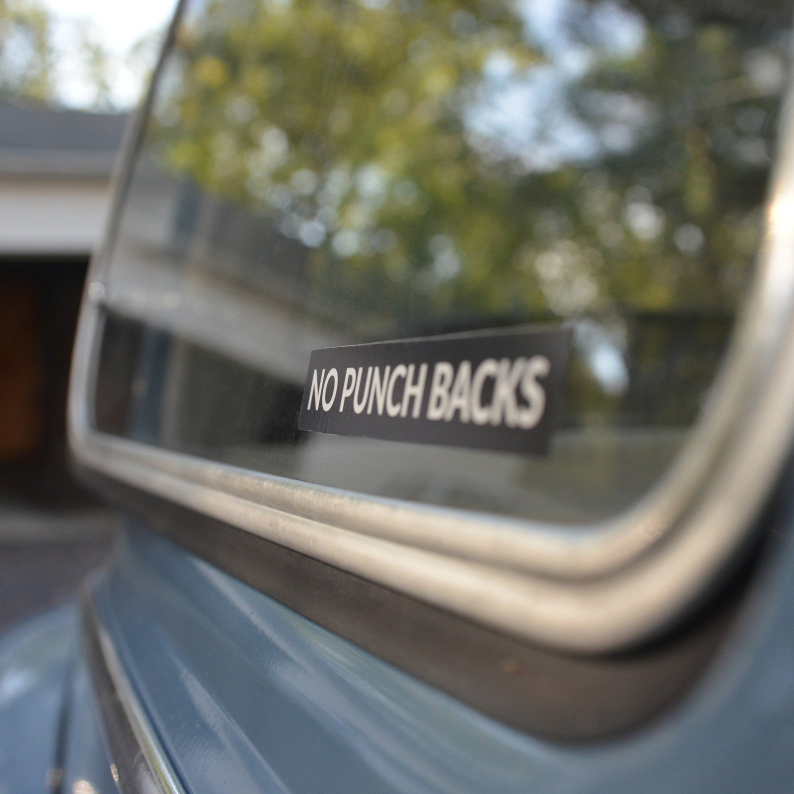 No Punch Backs Sticker Slug Bug Decal Water Bottle - Etsy