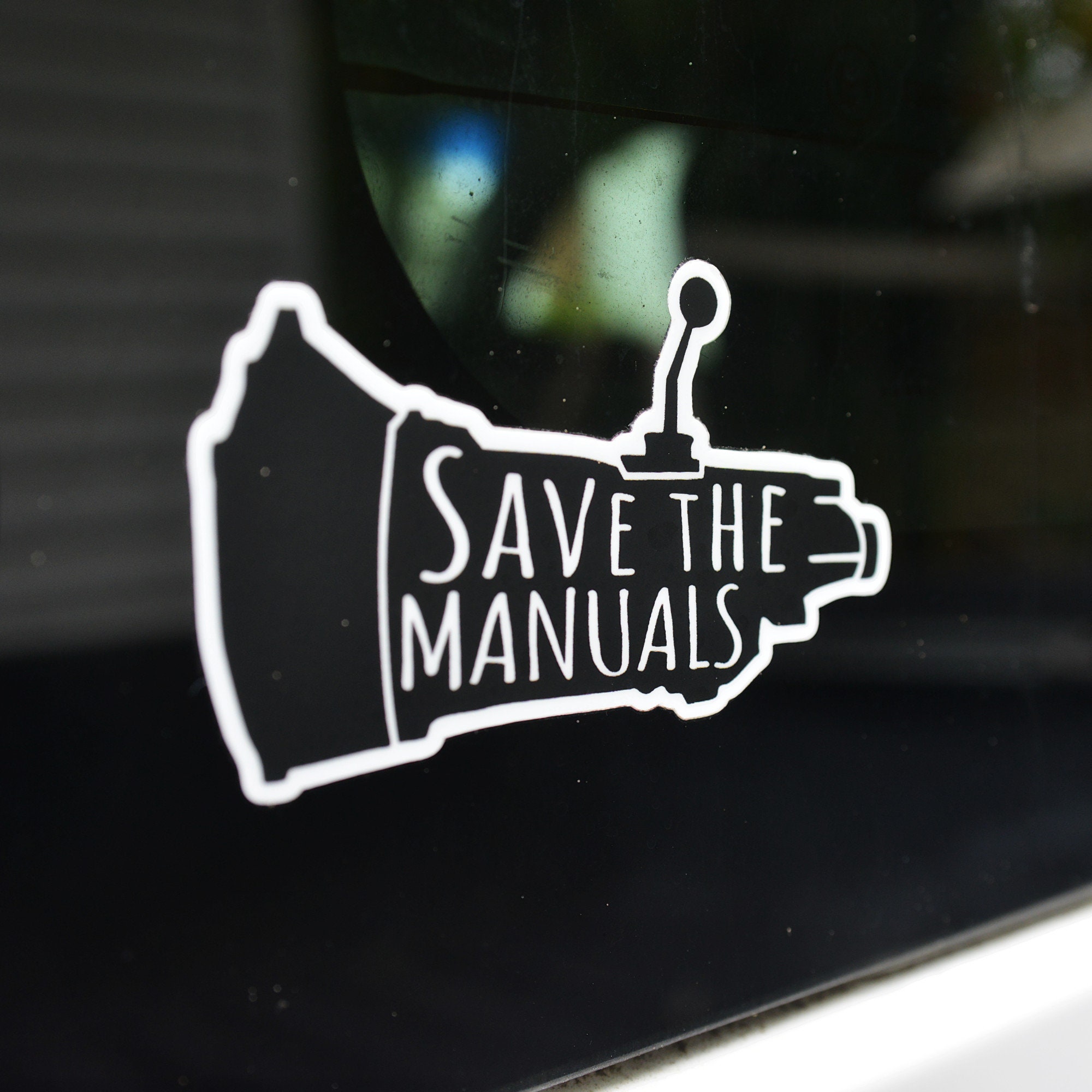 Save the Manuals Sticker Car Decal Water Bottle Stickers - Etsy