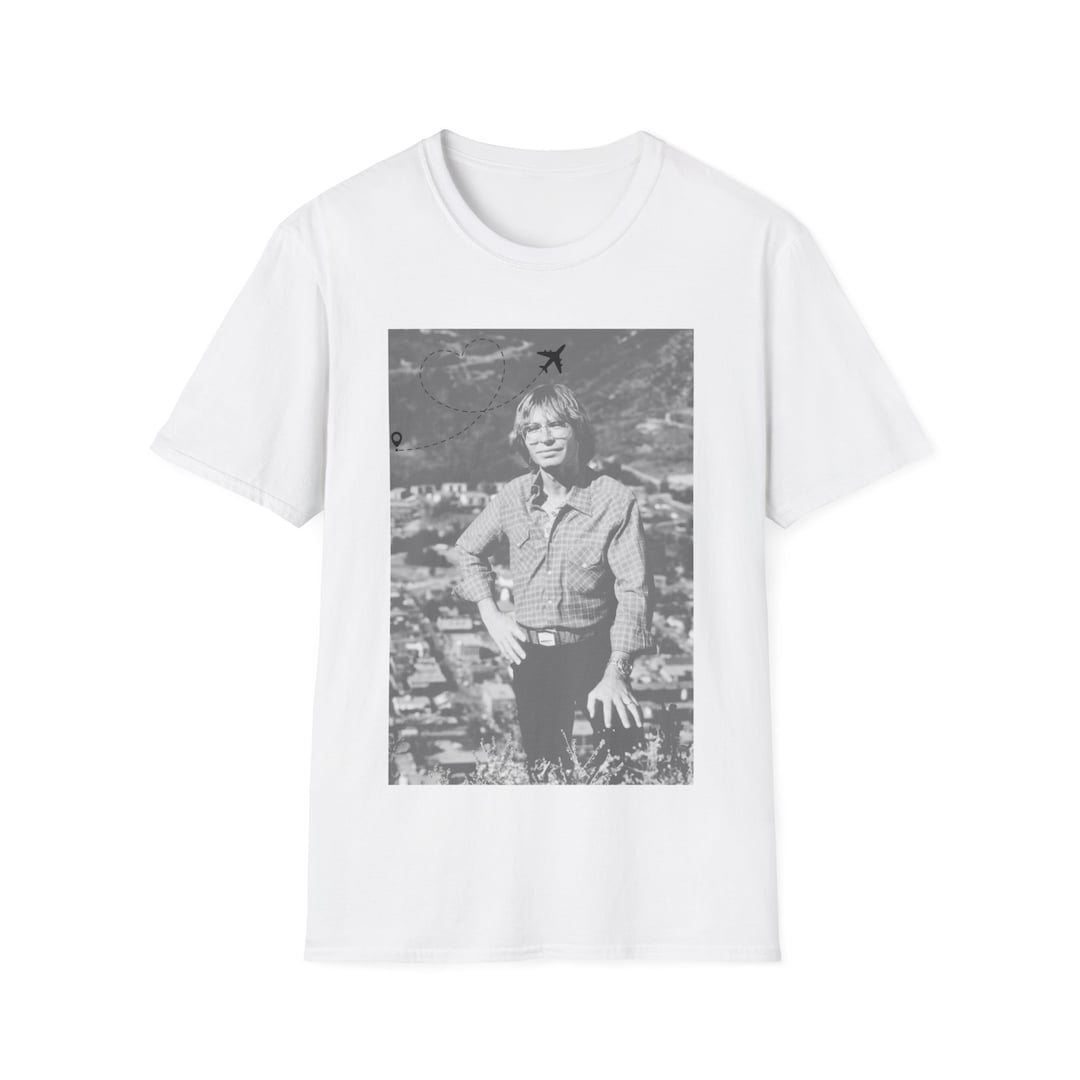 John Denver T-shirt, John Denver Tee, Rocky Mountain High - Etsy