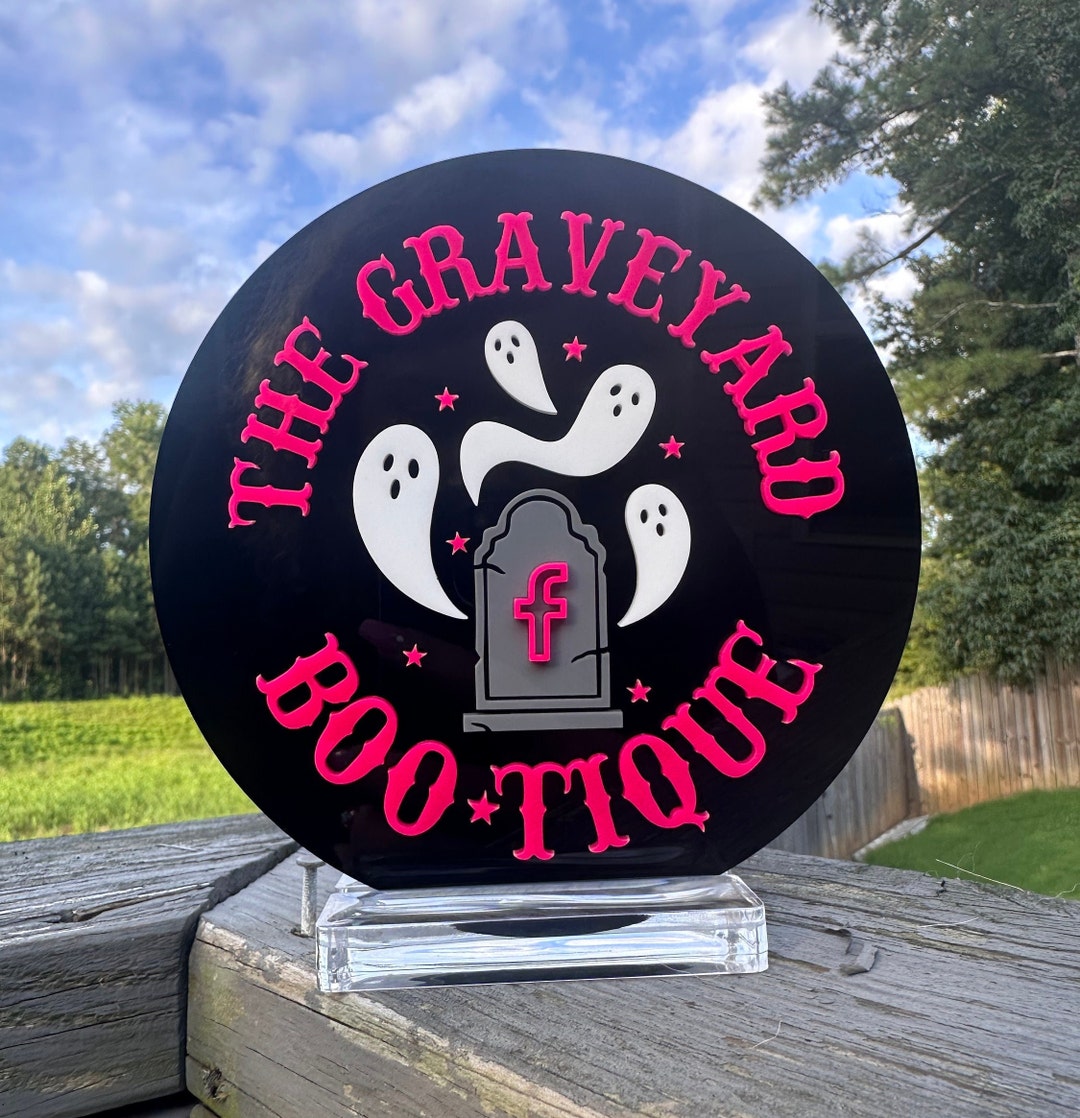 Custom Acrylic Logo Sign, Round Acrylic Sign, Acrylic Sign, Business ...