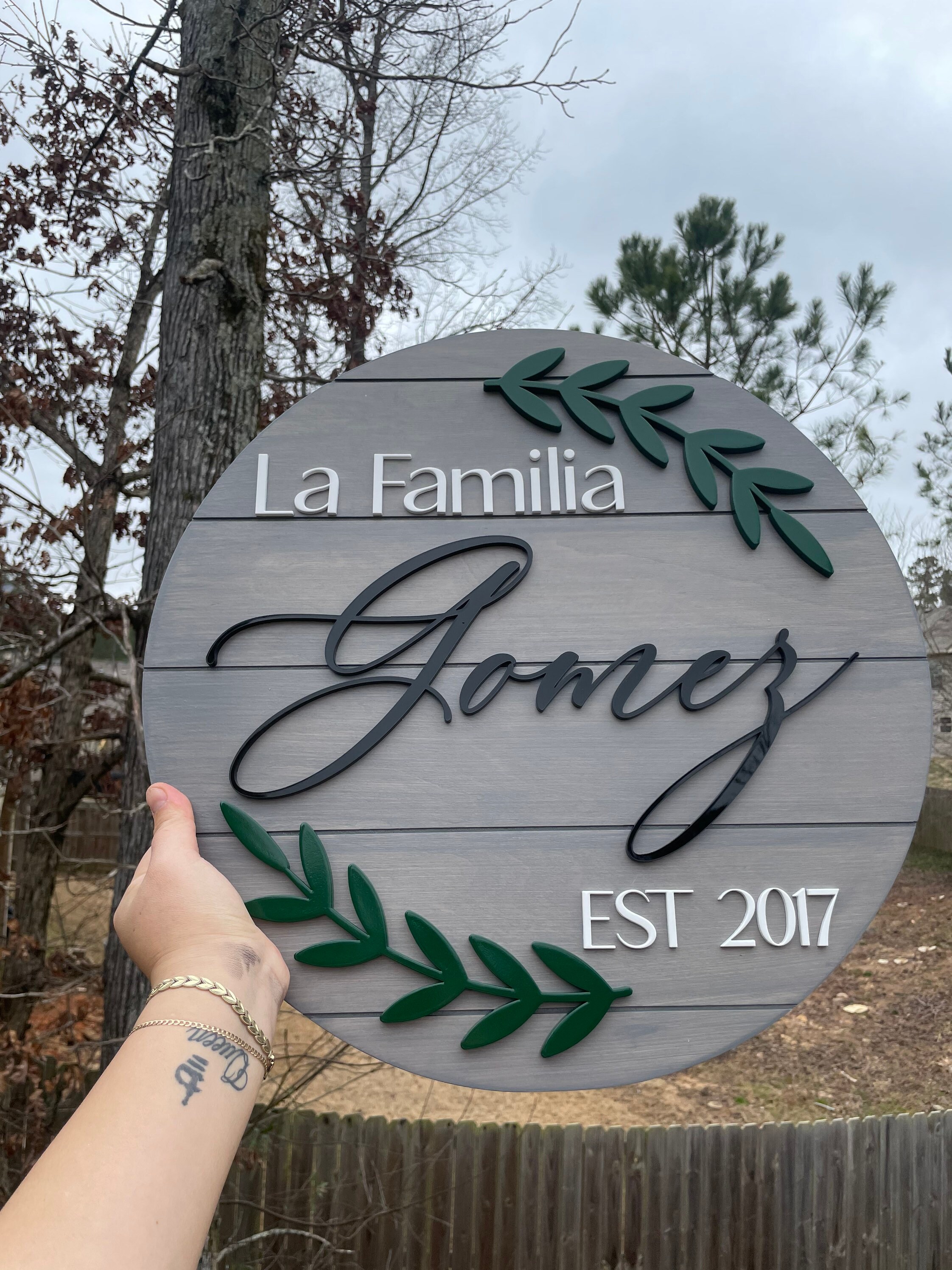 Family Established Sign Wedding Gift Family Name Sign - Etsy