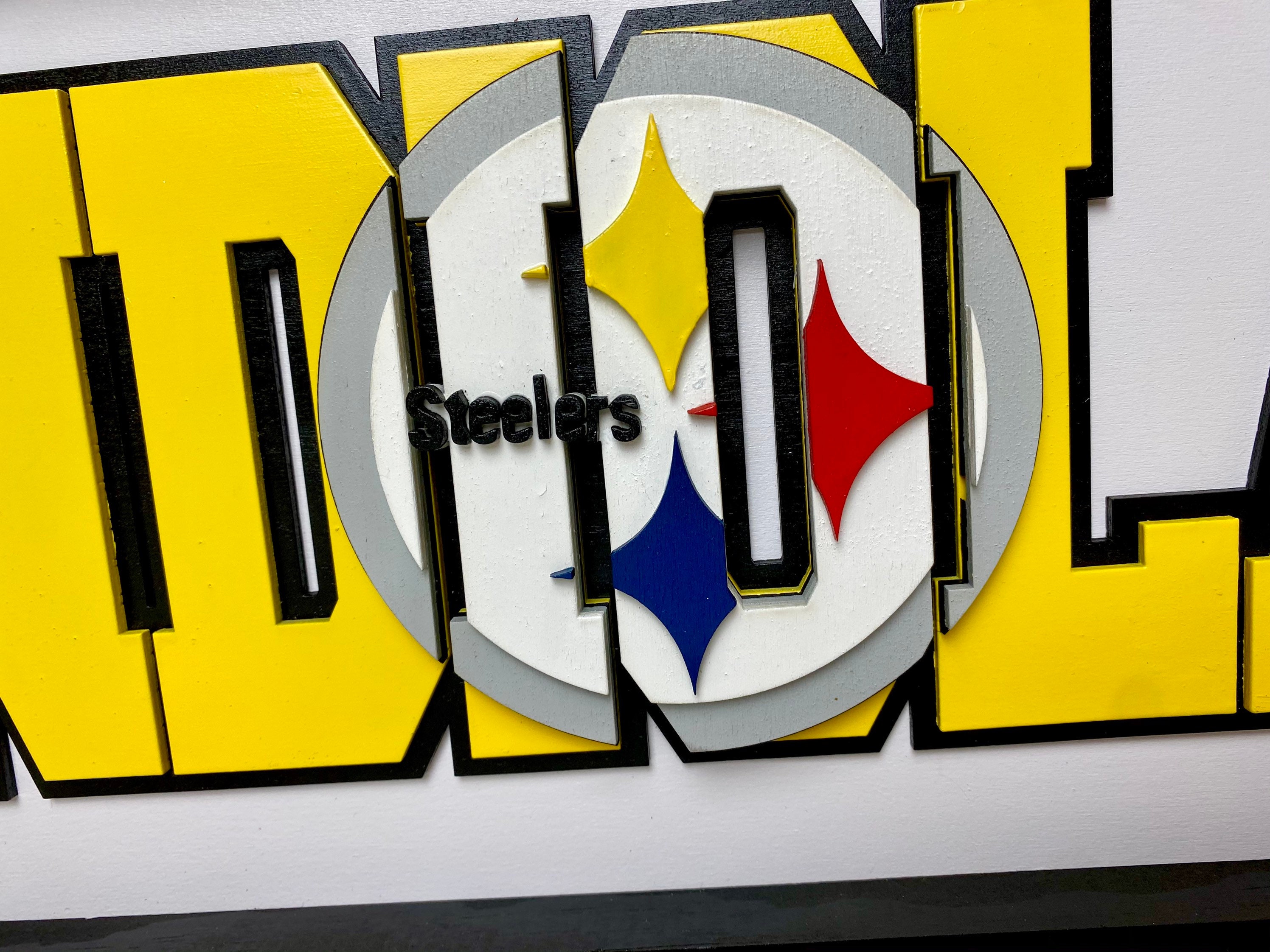 Steelers 3D Wood Sign Pittsburgh Steelers Personalized Sign | Etsy