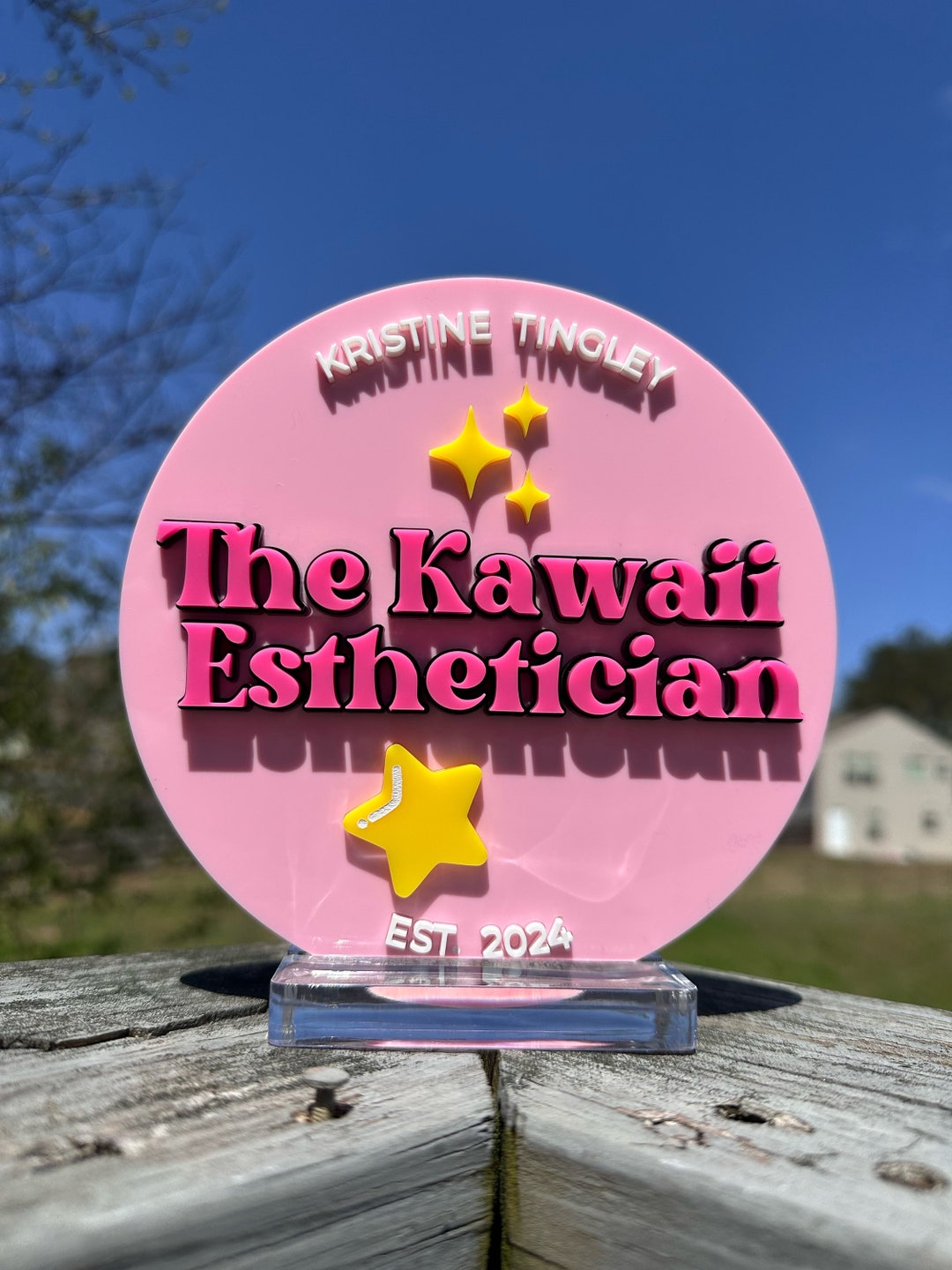 Custom Acrylic Logo Sign: Personalized Business Display - Etsy