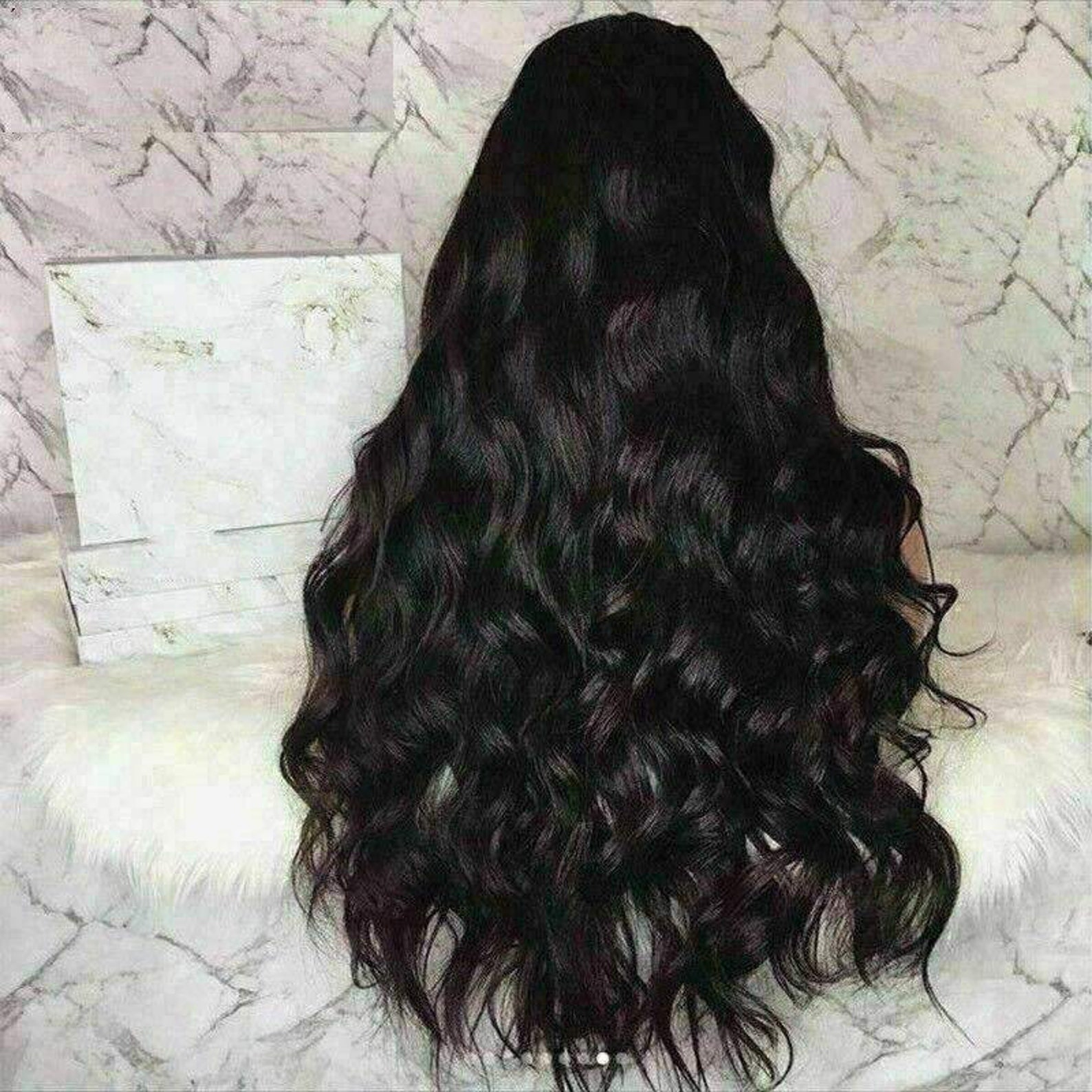 Luxury Remy Wavy Body Wave 1B Black 100% Human Hair Swiss - Etsy