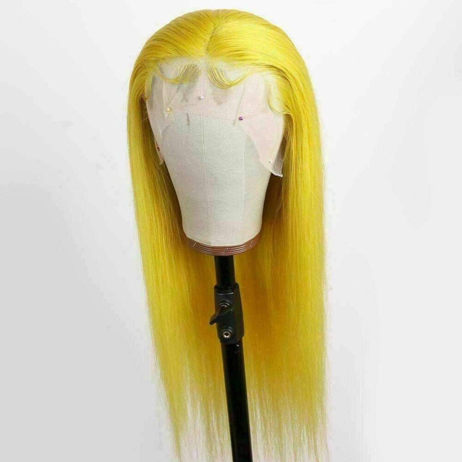 Luxury Remy Bright Yellow 100% Human Hair Swiss 13x4 Lace - Etsy