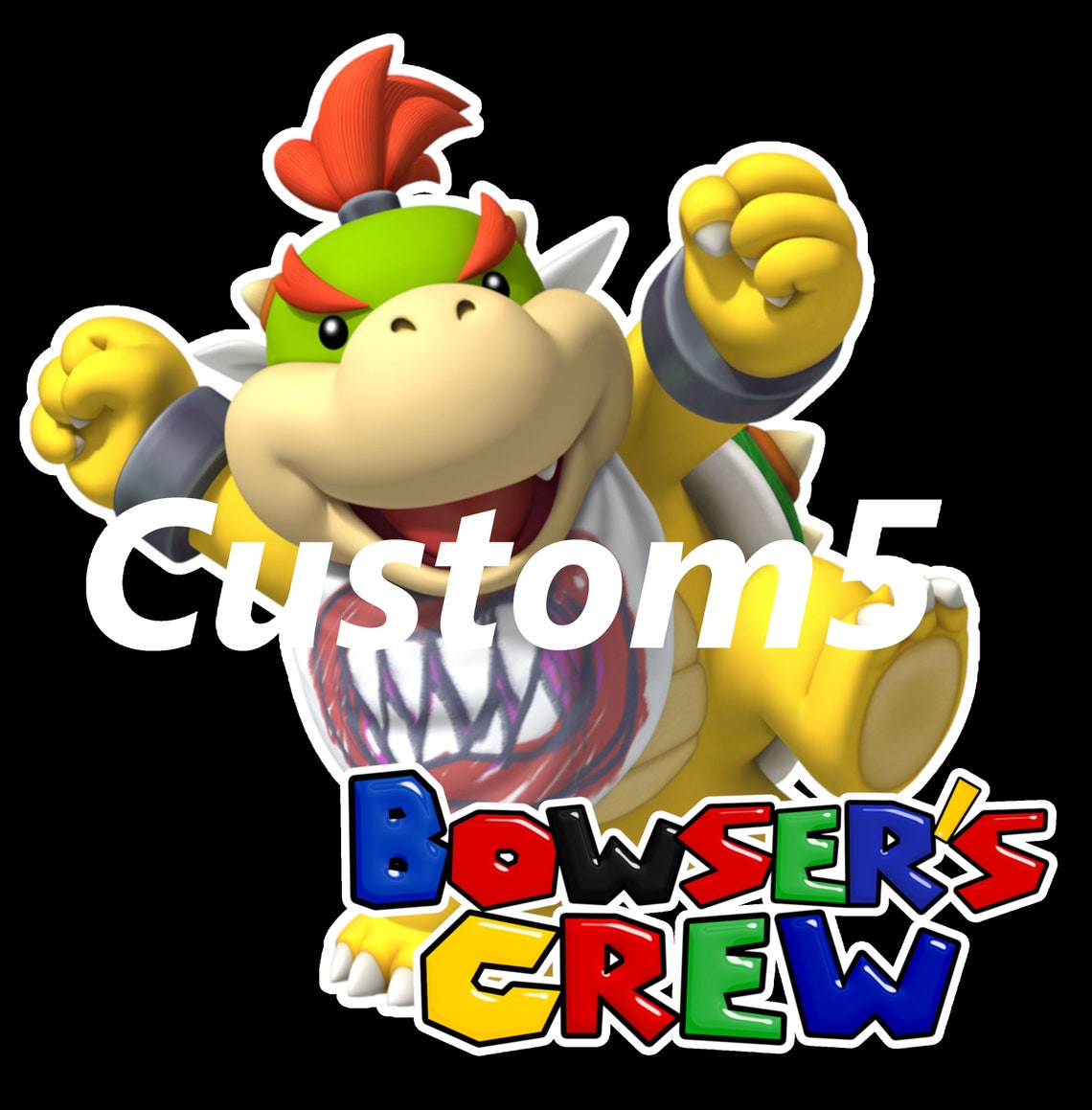 Baby Bowser Bowser's Crew Mario Peaches Movie Png Princess Kids Love ...