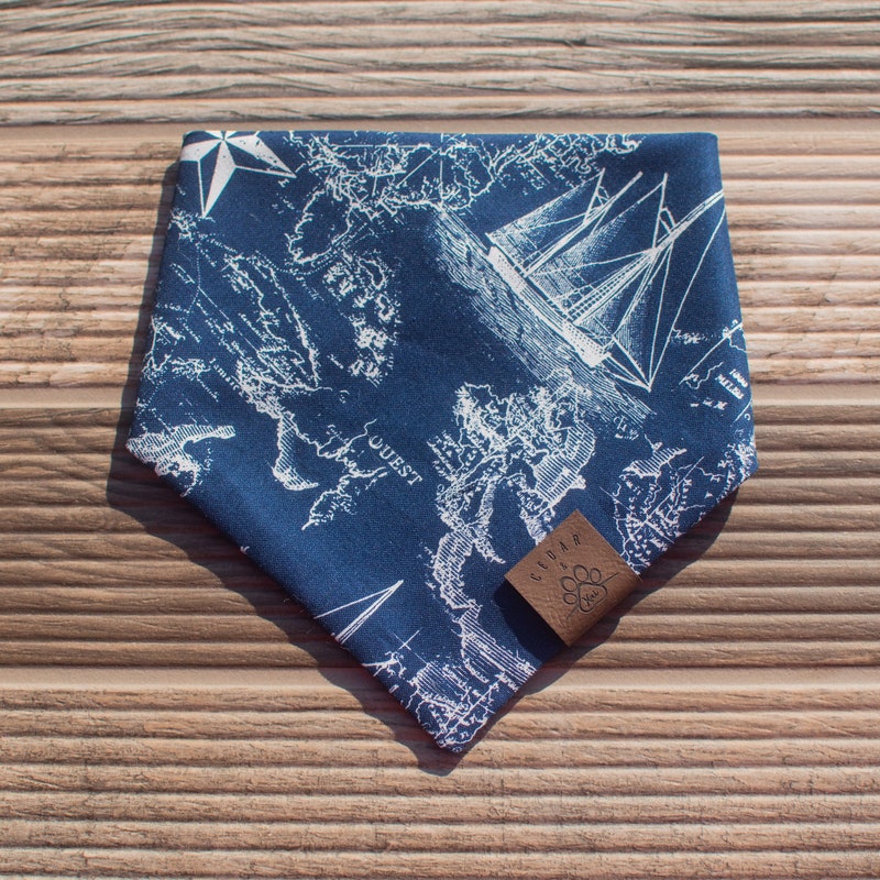Map Bandana - Etsy