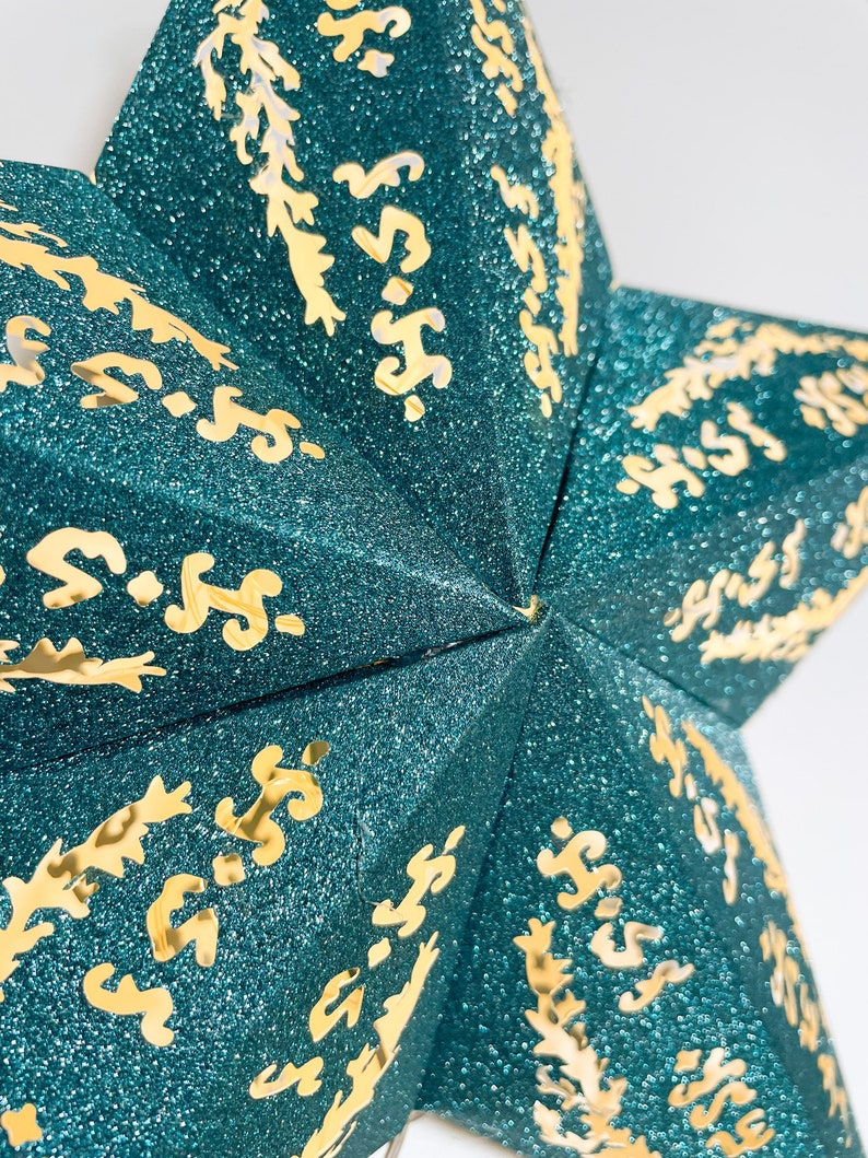 Lighted Filipino Christmas Parol Solid Glitter Variety/gold - Etsy