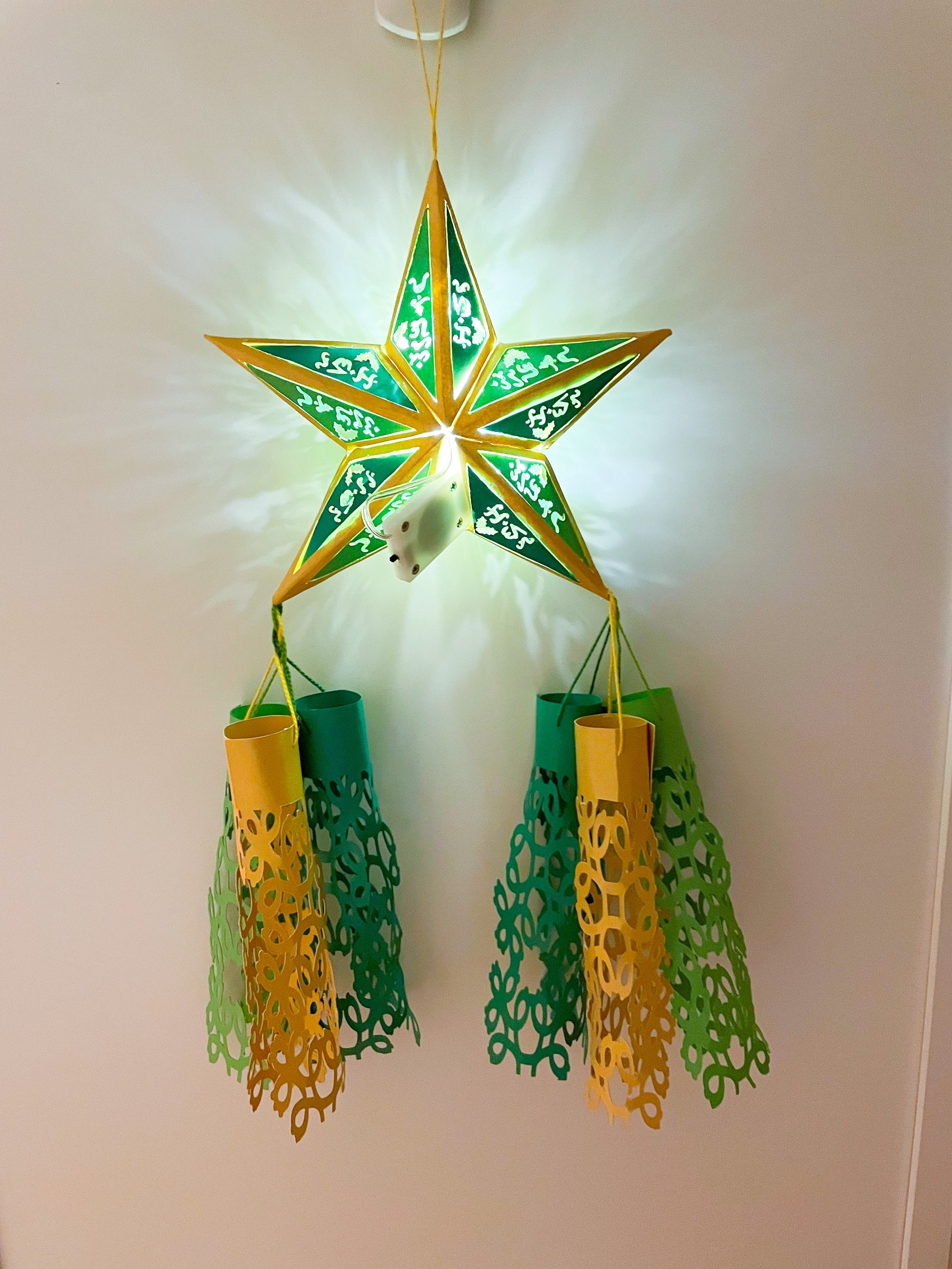 Mini Lighted Filipino Christmas Parol 6 in X 12 in - Etsy Canada