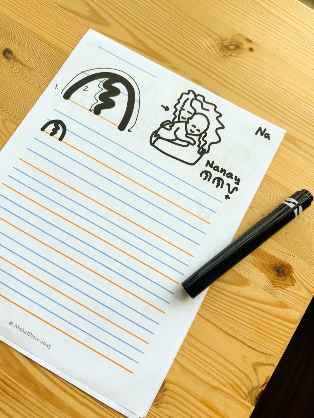 Filipino Baybayin Handwriting Printable Practice Book - Simple and Easy ...