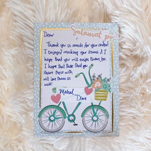Filipino Thank-you Salamat Po! Stickers [filipino Stationery, Tagalog ...
