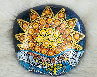 Sunset Dot Painting - Etsy