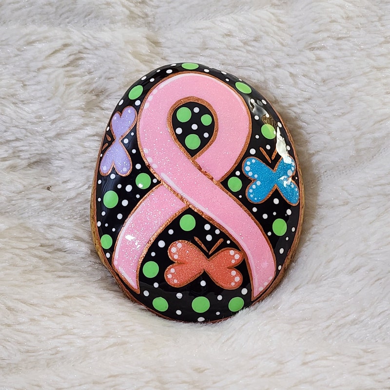Cancer Rock Art - Etsy