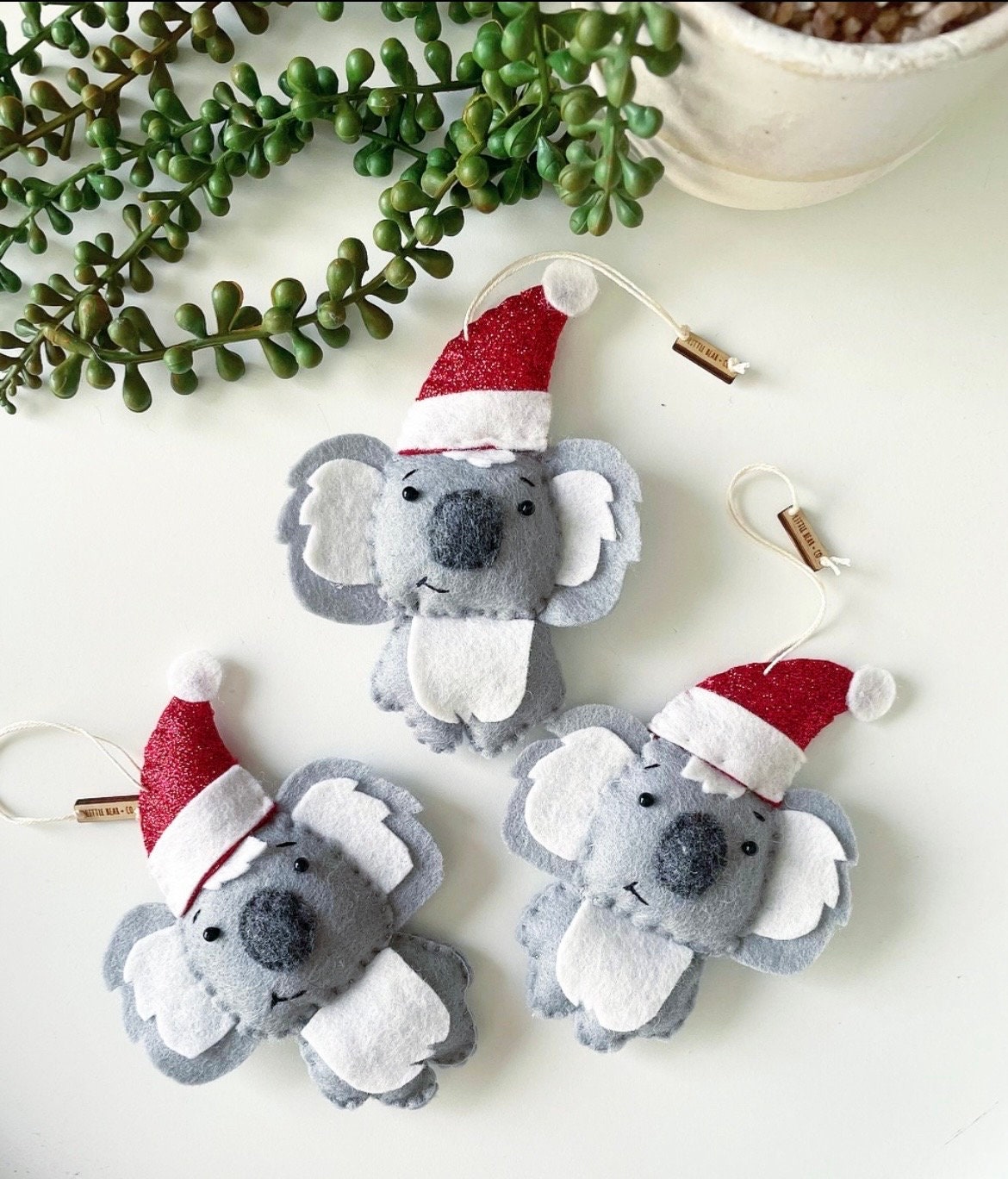 Christmas Koala Decoration - Etsy Australia