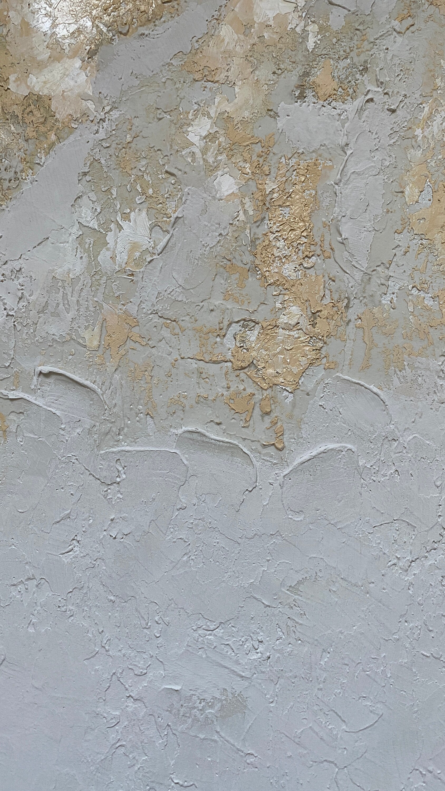 White Texture Abstract Painting, Wall Decor, Abstract Painting ...