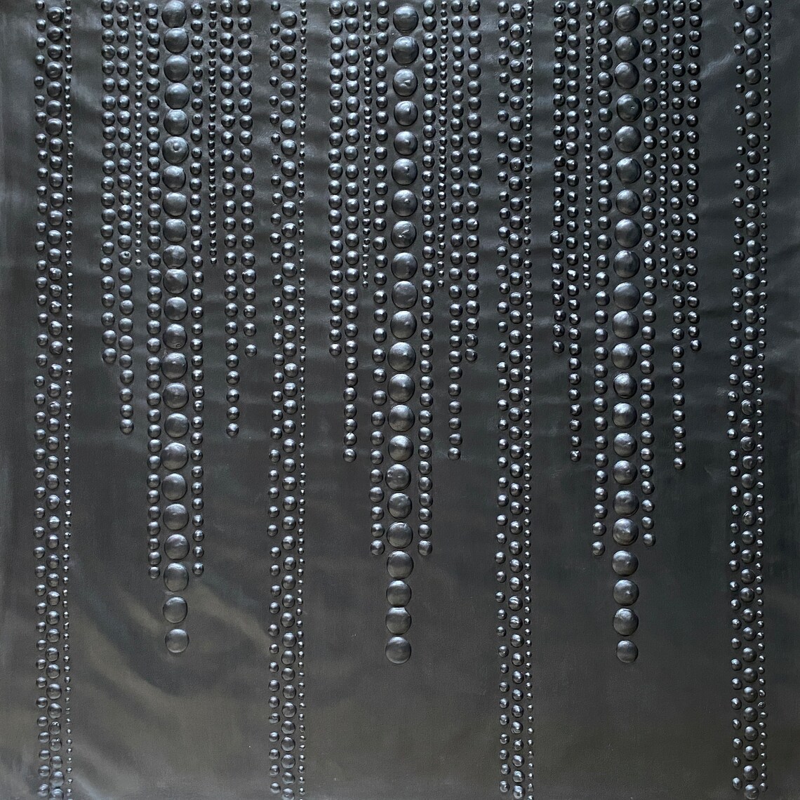 32x32 Black 3D Point Painting, Office Wall Decor, Rich Texture ...