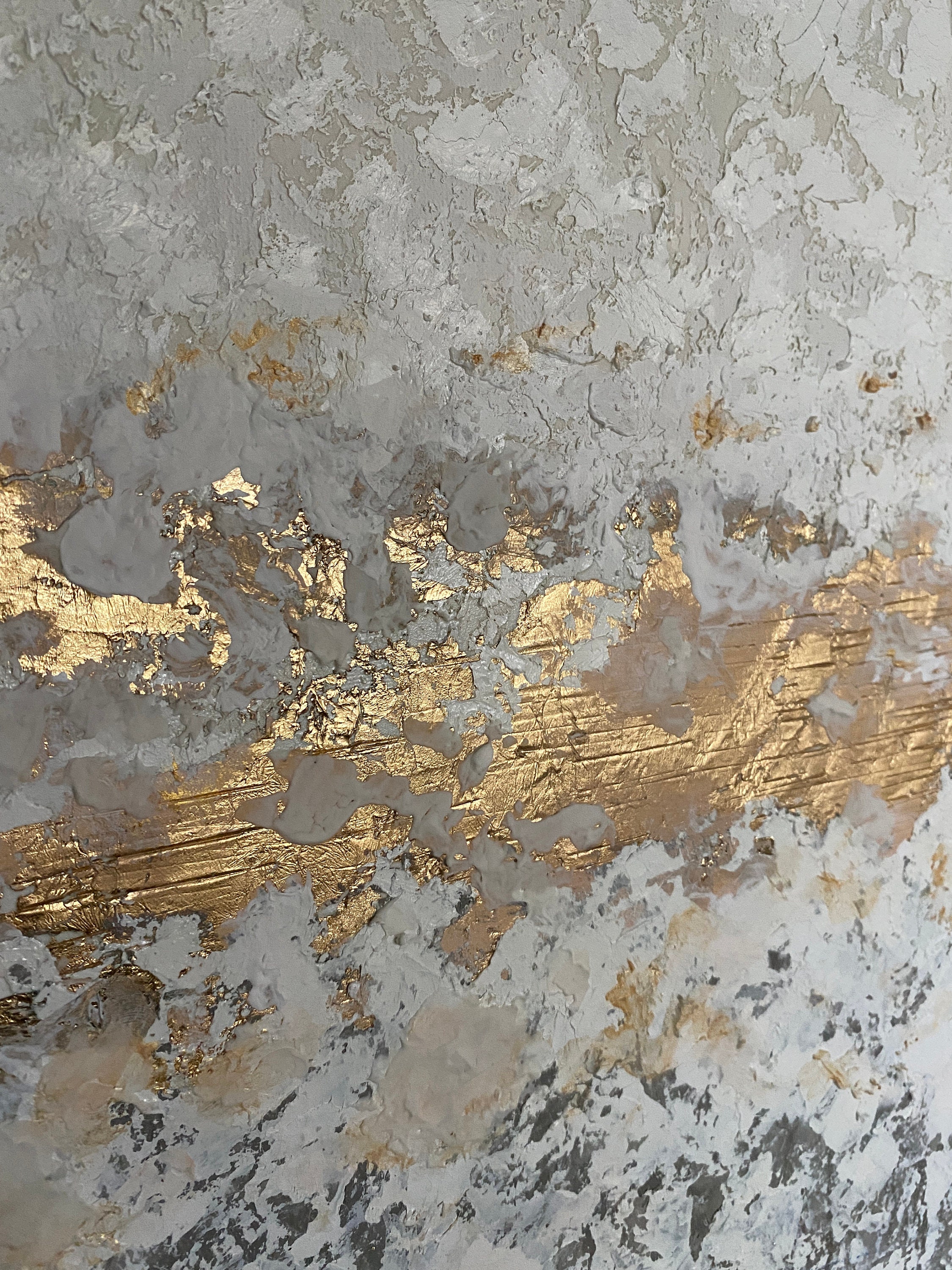 Large Painting on Canvas Gray Art Ultimate Gray and Illuminating ...