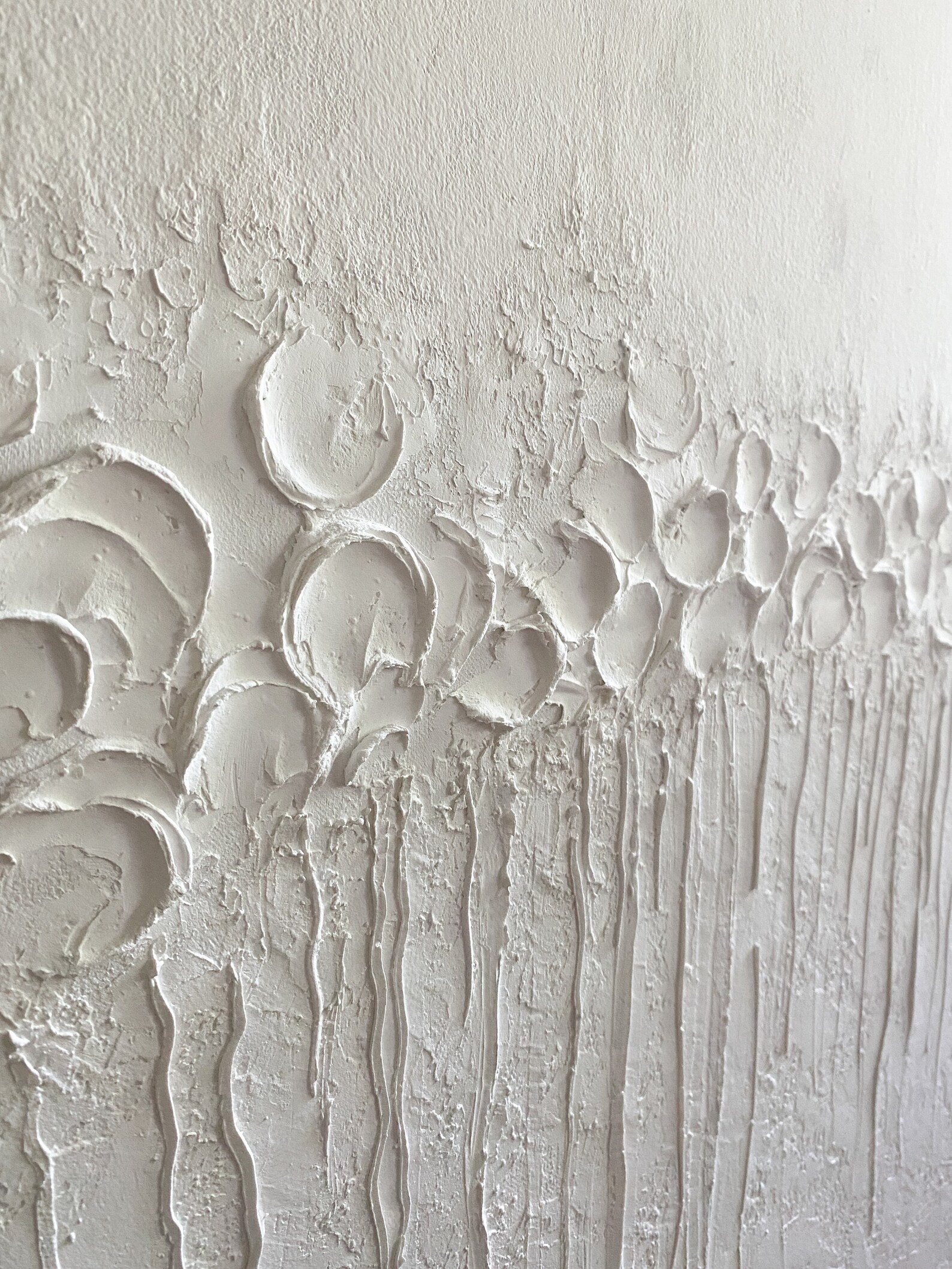 Texture White Wall Art Abstract Wall Art White Wall Decor | Etsy