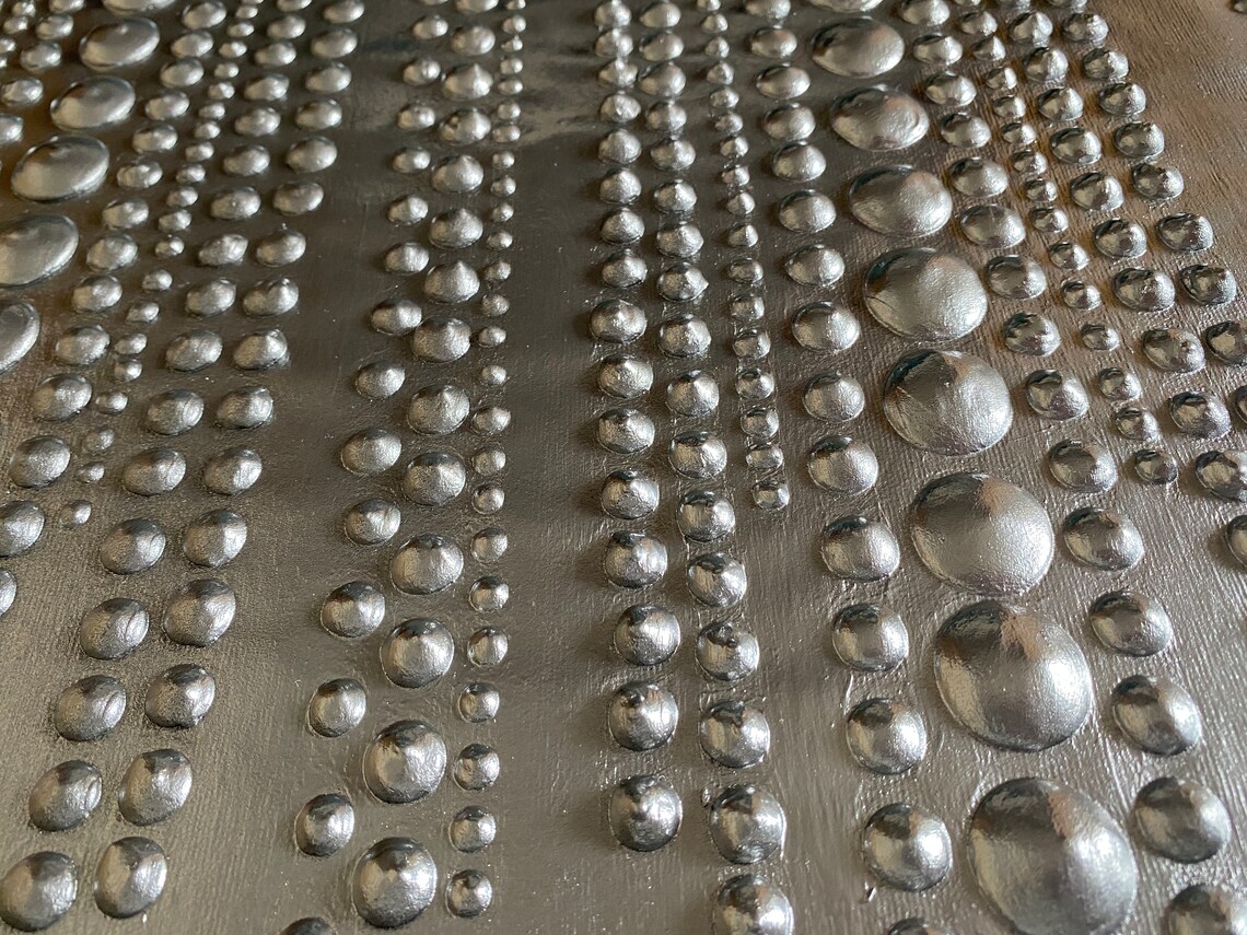 32x32 Black 3D Point Painting, Office Wall Decor, Rich Texture ...